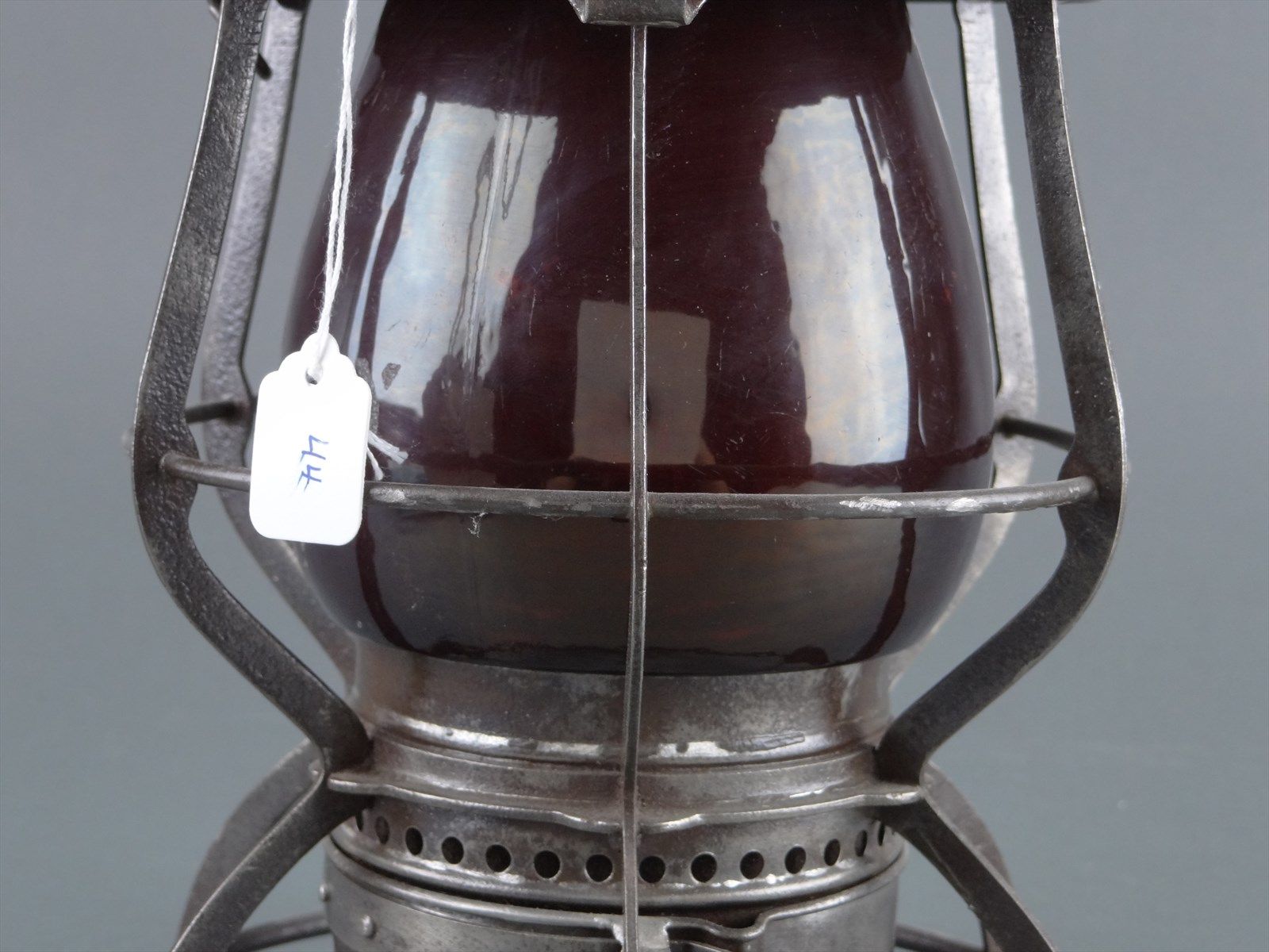 Lantern - Keystone Casey Lantern - Tall Globe - Red CC&O Ry