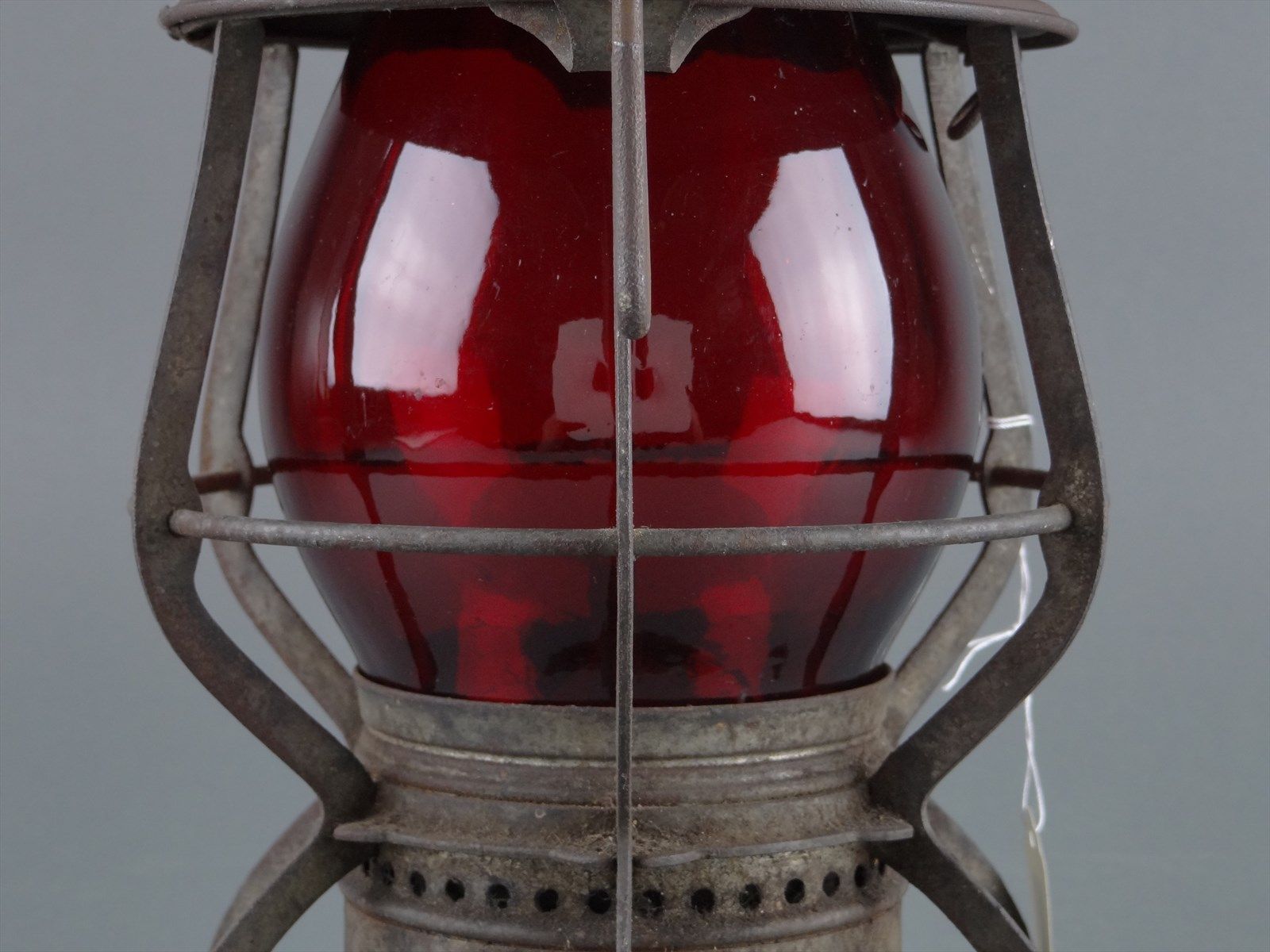 Lantern - Keystone - Tall Globe - Red - PRR