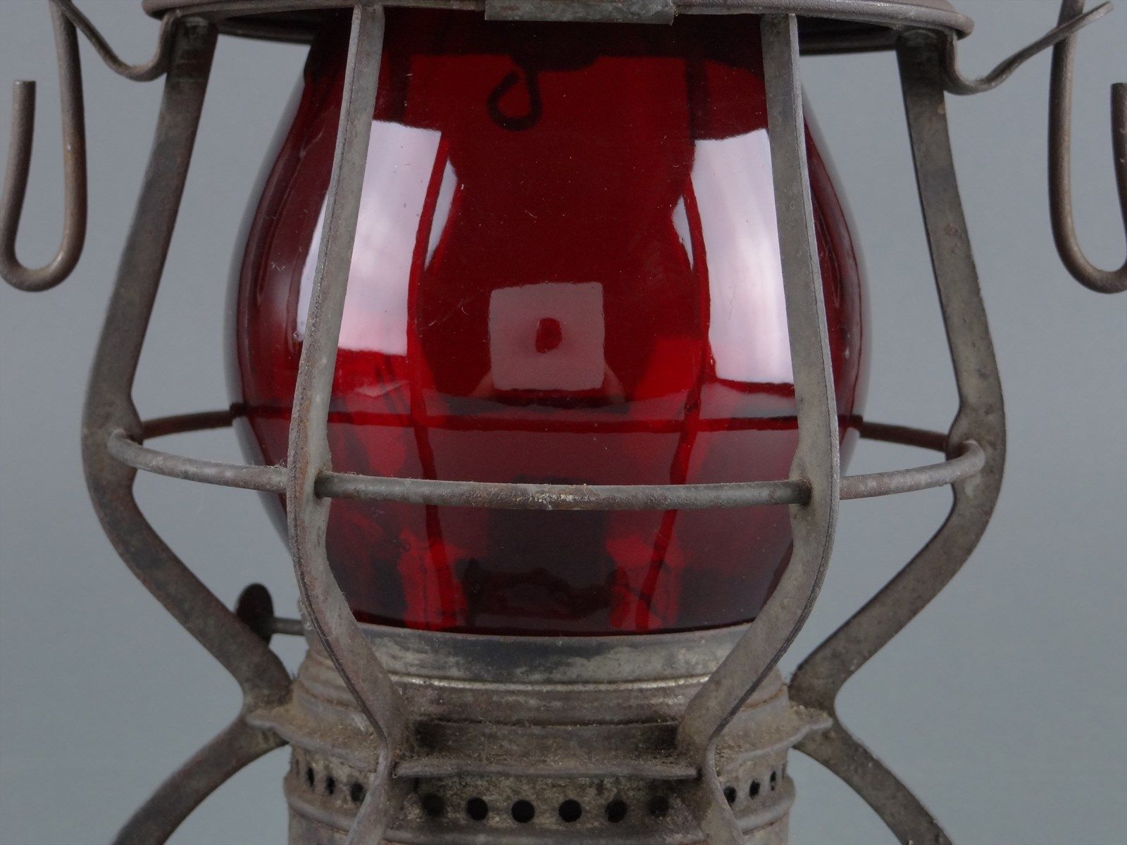 Lantern - Keystone - Tall Globe - Red - PRR