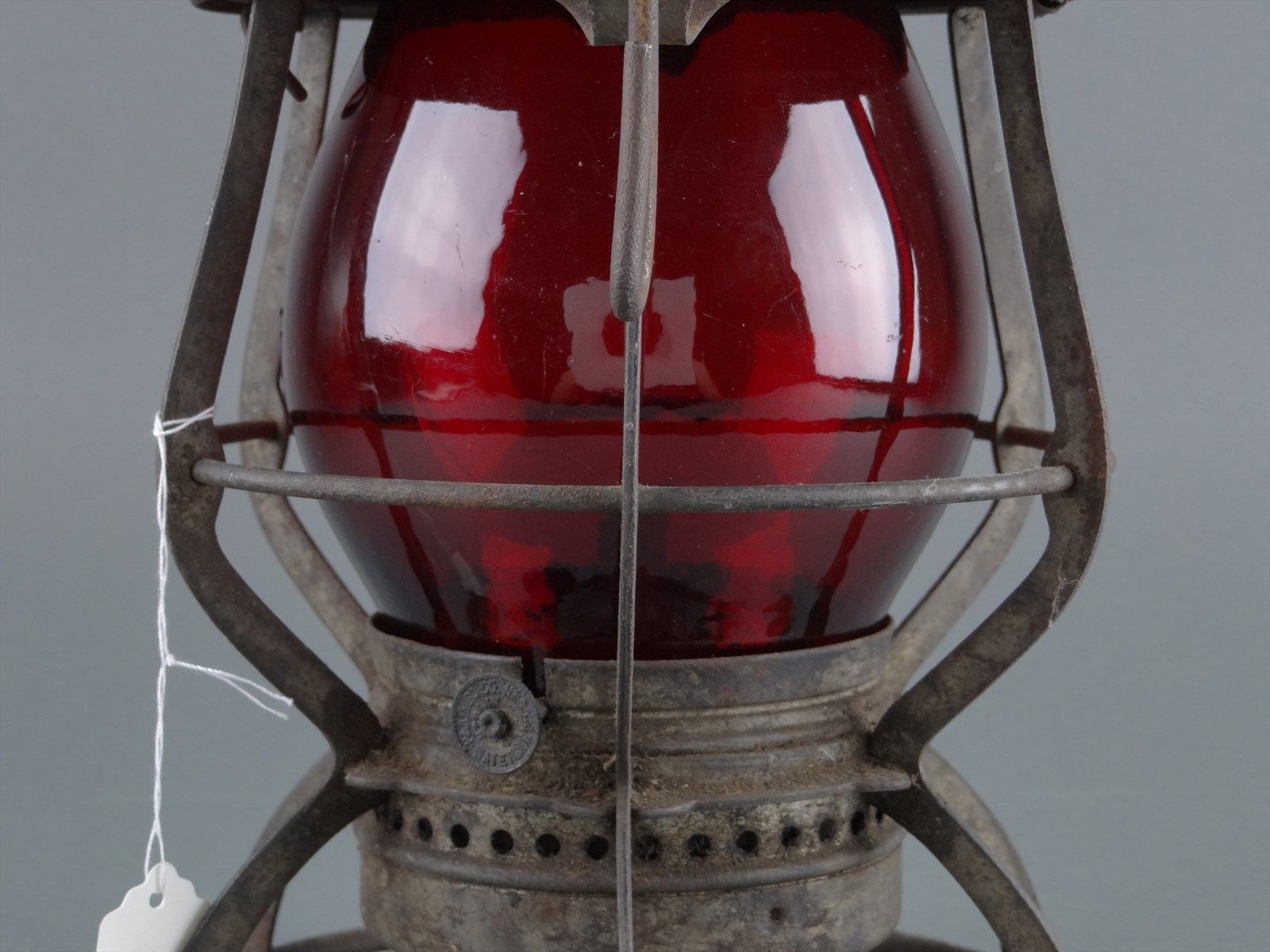 Lantern - Keystone - Tall Globe - Red - PRR
