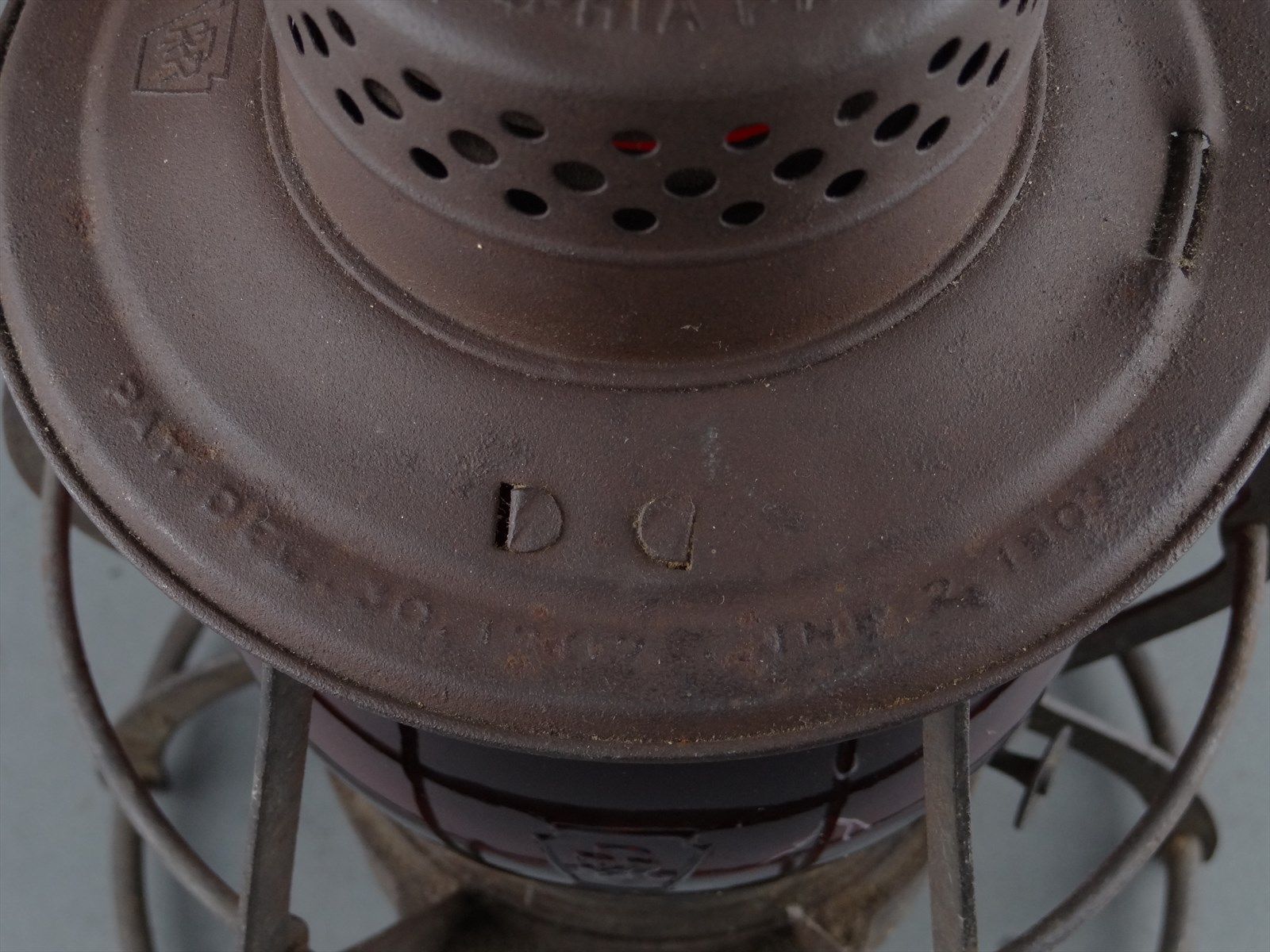 Lantern - Keystone - Tall Globe - Red - PRR