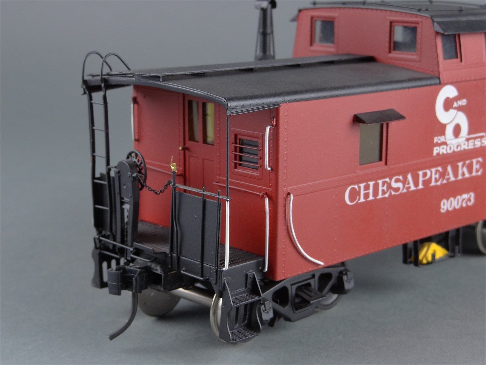 O Scale Brass OMI 0044 C&O Steel Caboose #90073 - Custom