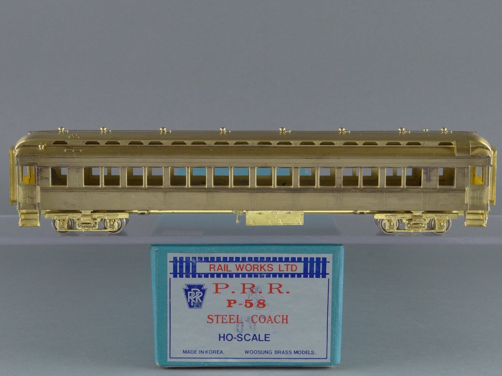 HO Brass Railworks Ltd PRR Pennsylvania P-58 Steel Coach