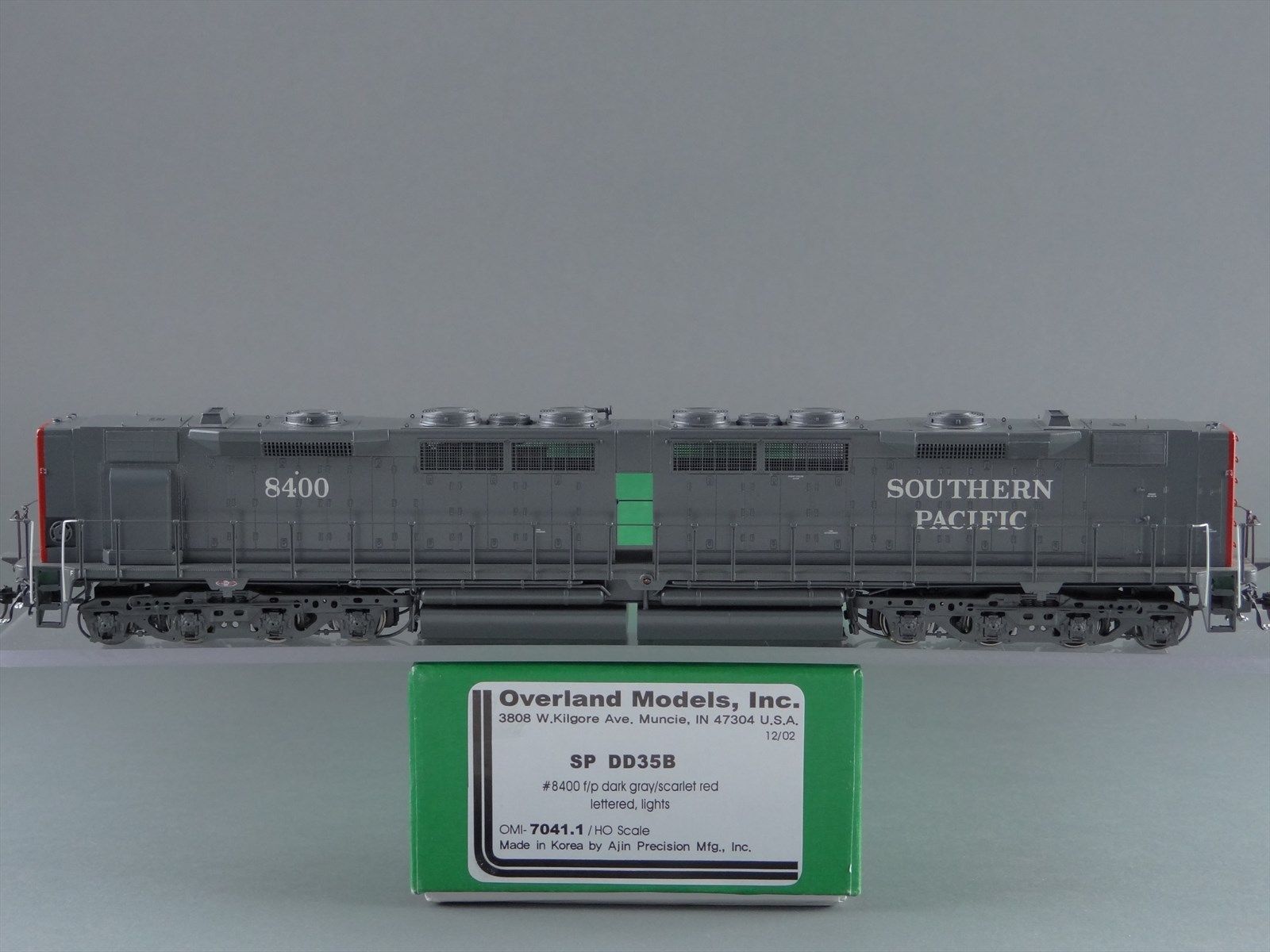 HO Brass OMI 7041.1 Overland SP DD35B Diesel #8400