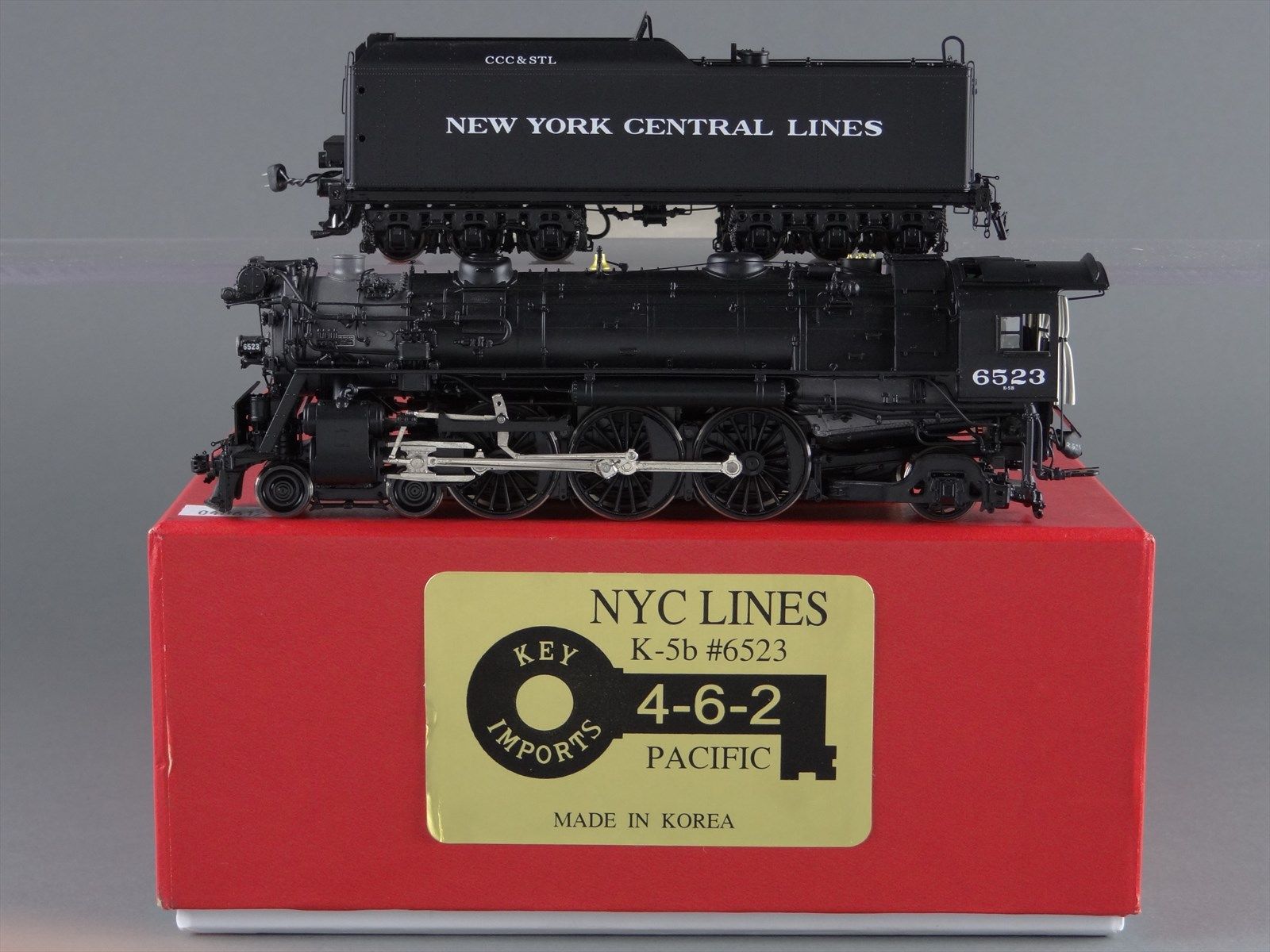 HO Key NYC New York Central K-5b CCC & St.L 4-6-2 #6523 Late Run