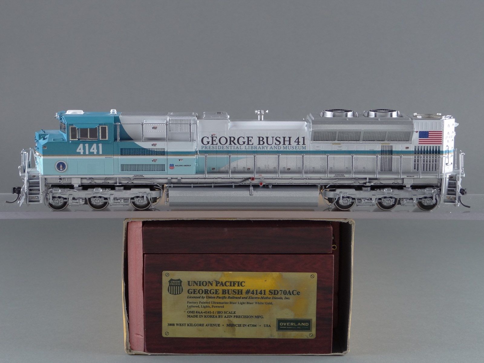 HO Brass Overland OMI UP George Bush #4141 UP SD70ACe Diesel - DC / DCC