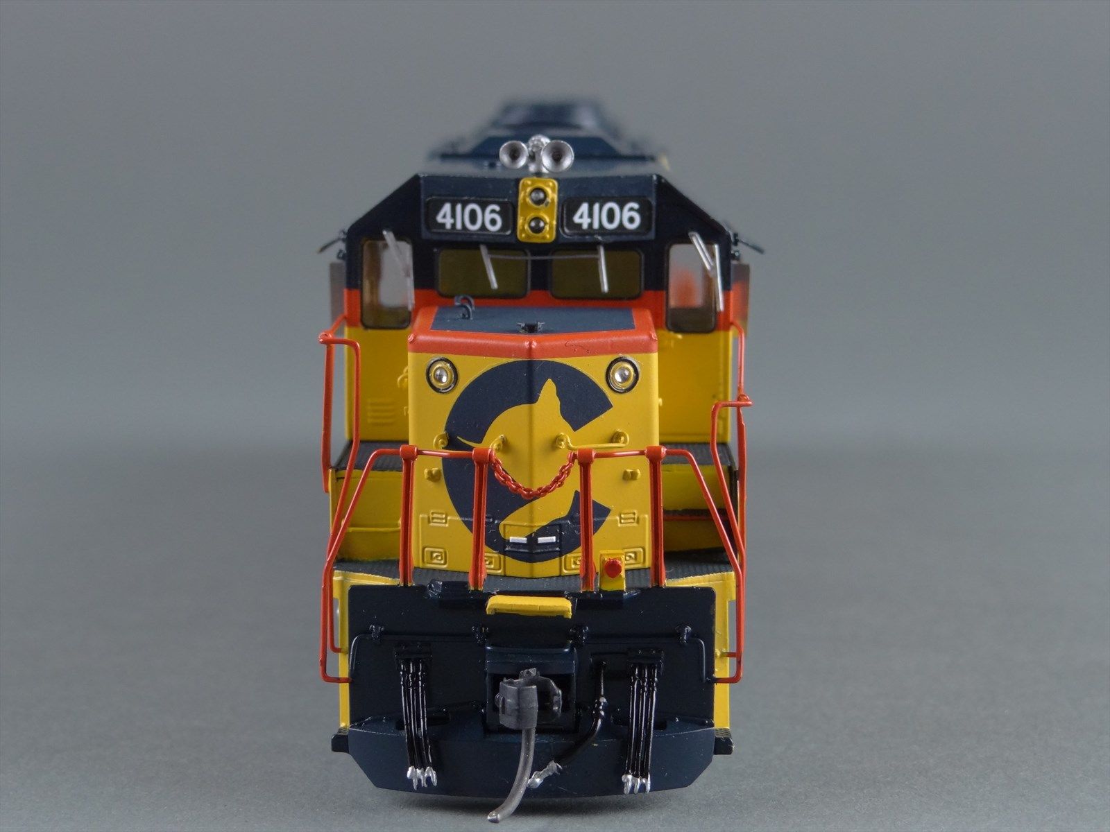 HO Brass OMI Overland Ajin Chessie B&O EMD GP40-2 #4106