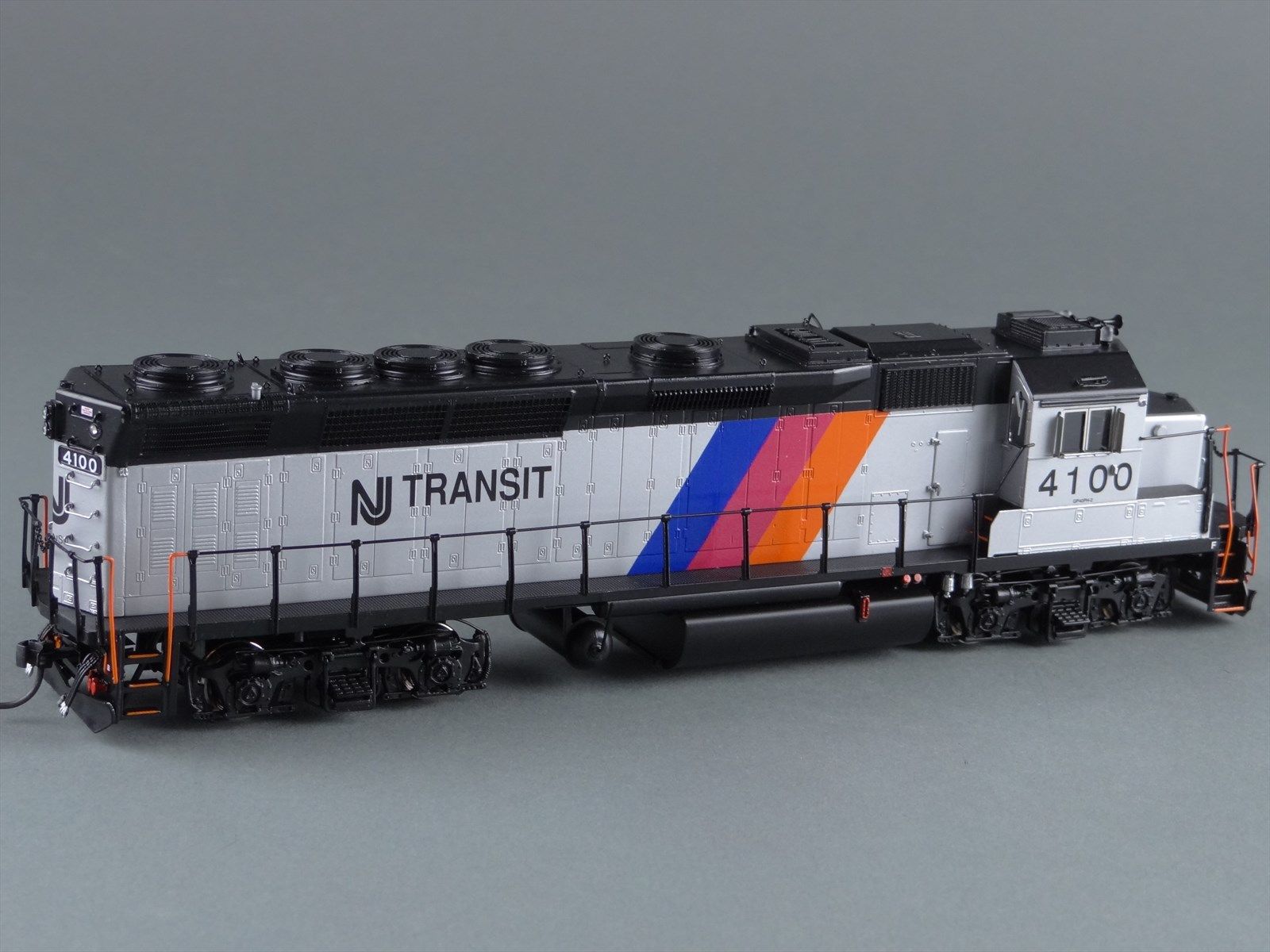 HO Brass OMI 87010145.1 Overland NJT NJ Transit GP40P Diesel #4100