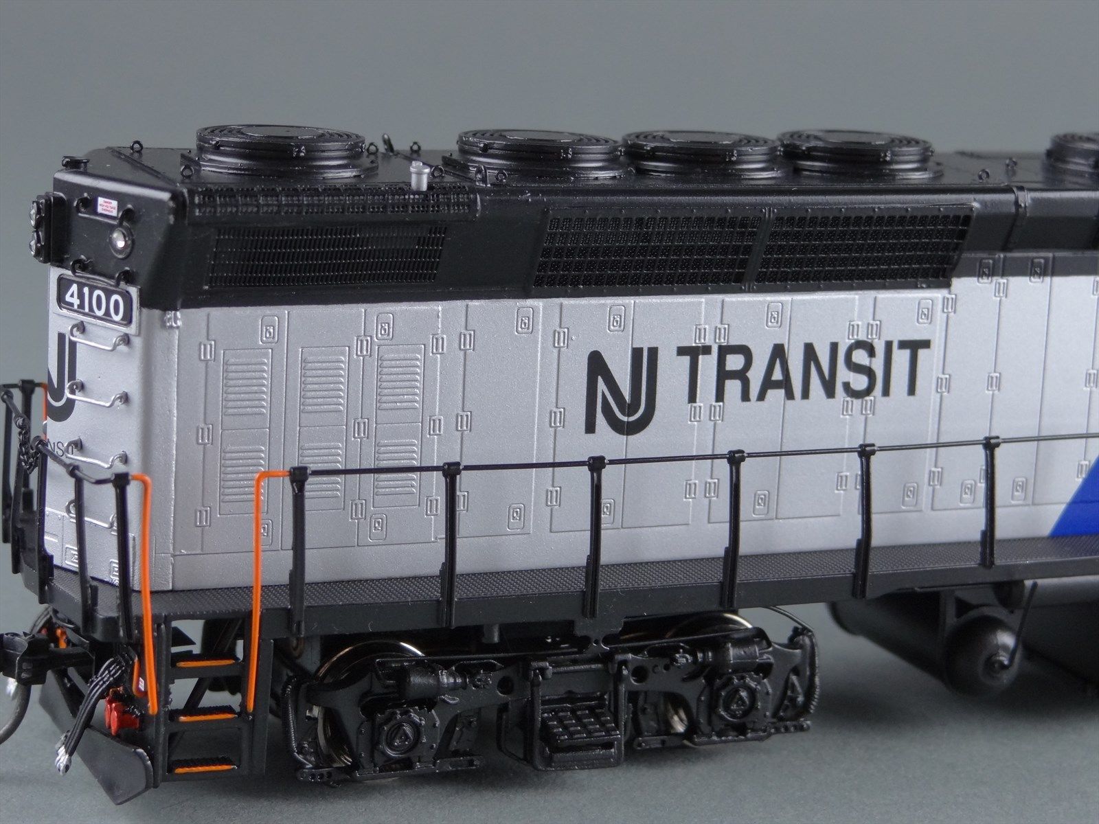 HO Brass OMI 87010145.1 Overland NJT NJ Transit GP40P Diesel #4100