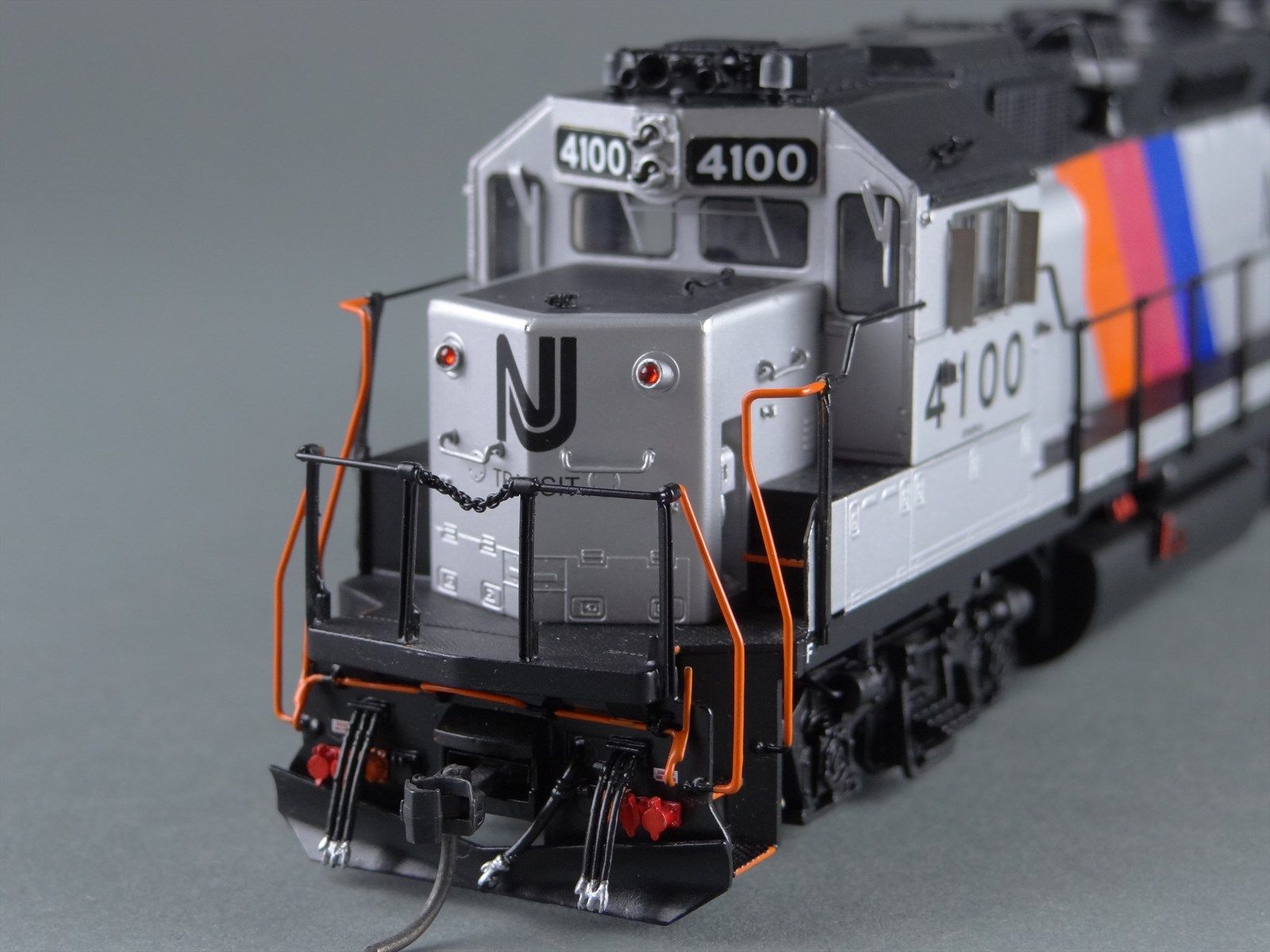 HO Brass OMI 87010145.1 Overland NJT NJ Transit GP40P Diesel #4100