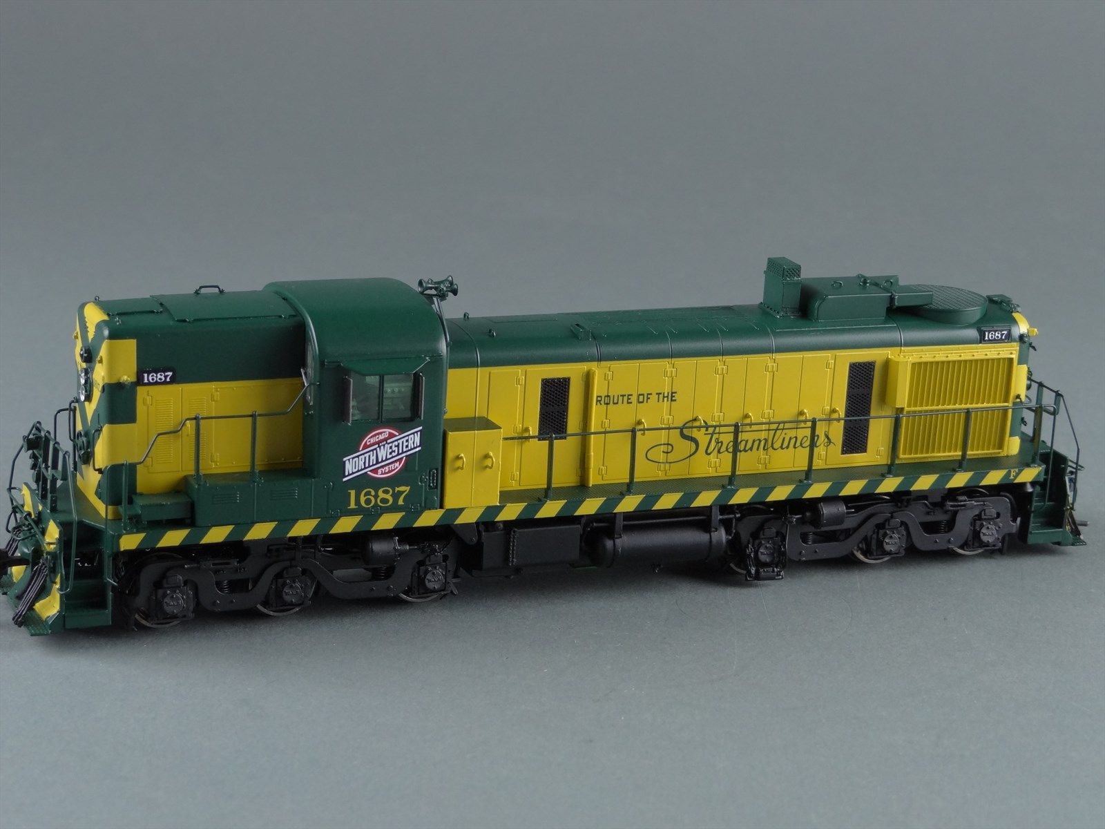 HO OMI Overland CNW Route of the 400 ALCO RSD-5 Hammerhead #1687