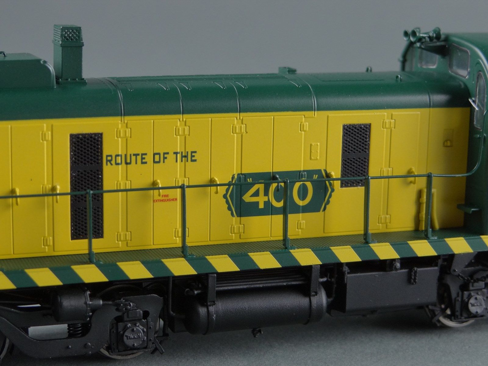 HO OMI Overland CNW Route of the 400 ALCO RSD-5 Hammerhead #1687