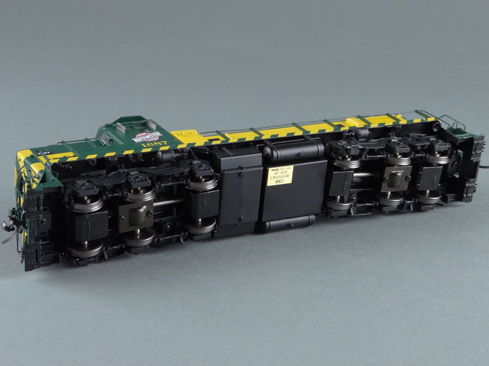 HO OMI Overland CNW Route of the 400 ALCO RSD-5 Hammerhead #1687