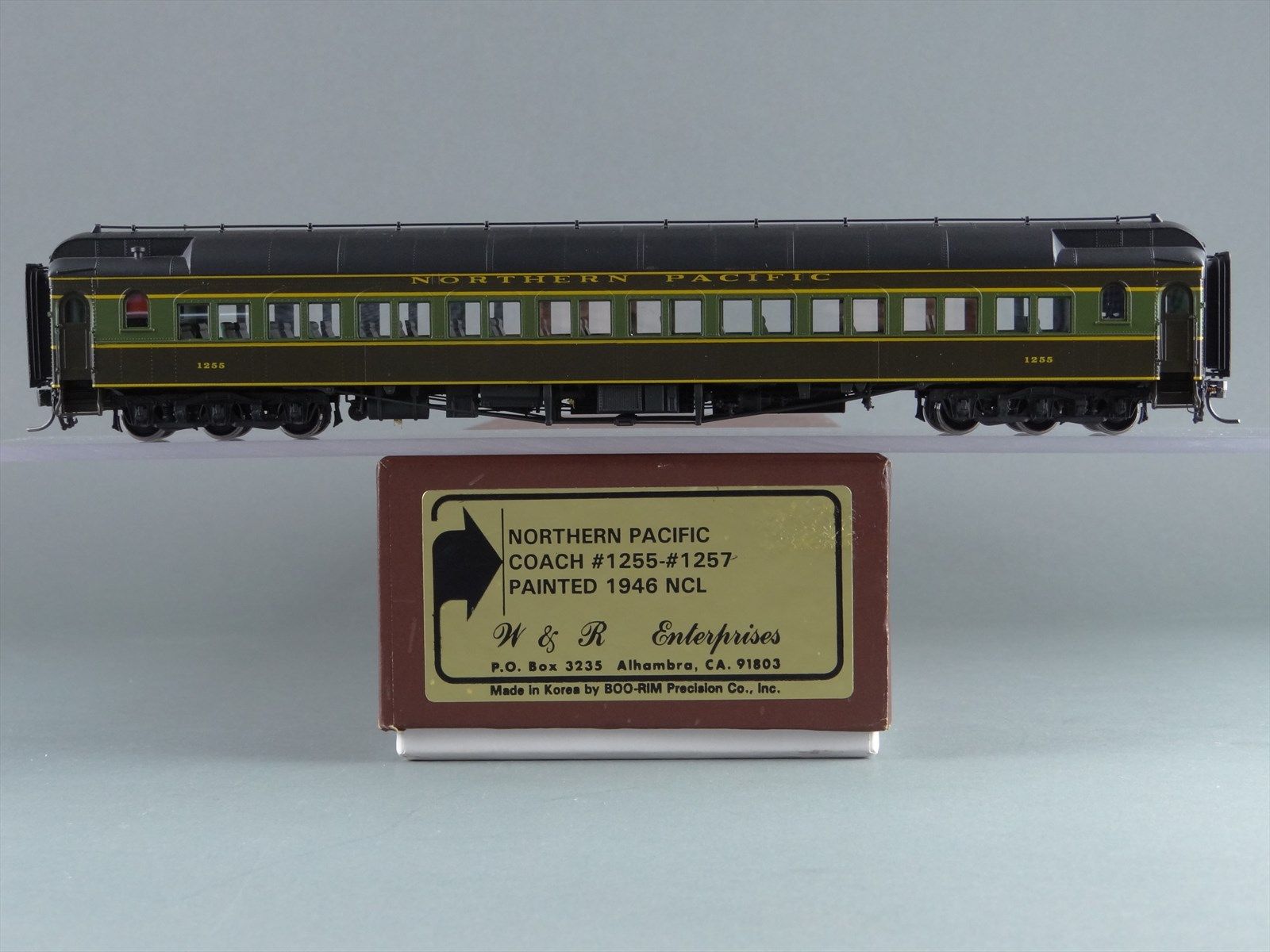 HO W&R Enterprises NP Northern Pacific 1946 NCL - Coach #1255 w ...