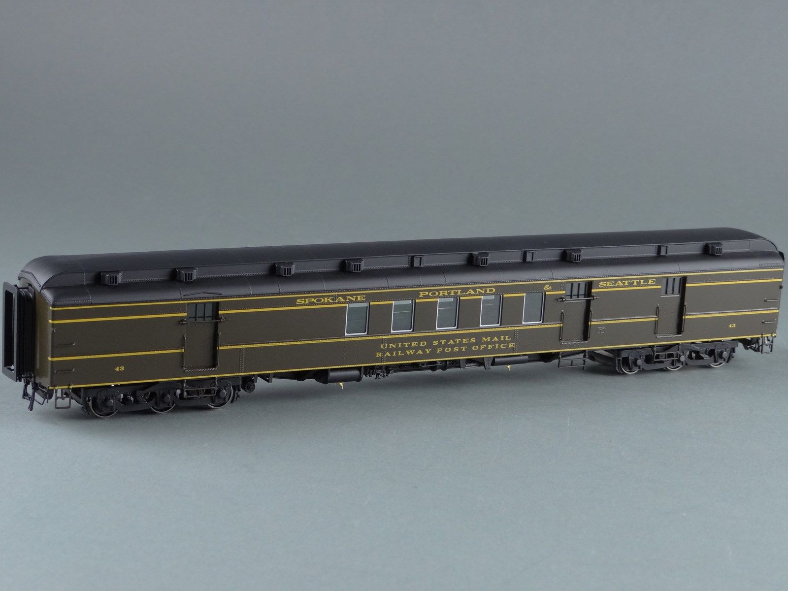 HO W&R Enterprises SP&S Postal Baggage Car #43