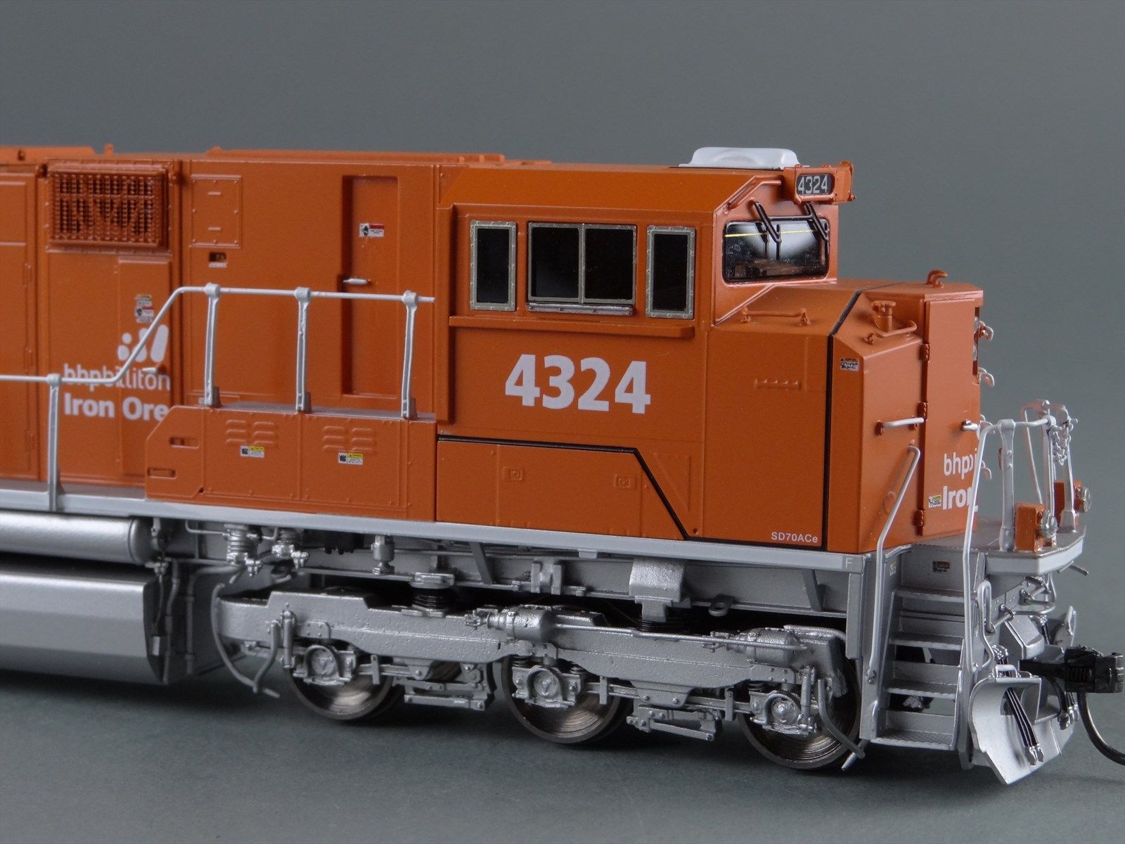 HO Brass OMI Overland BHP Iron Ore EMD SD70ACe Diesel #4324