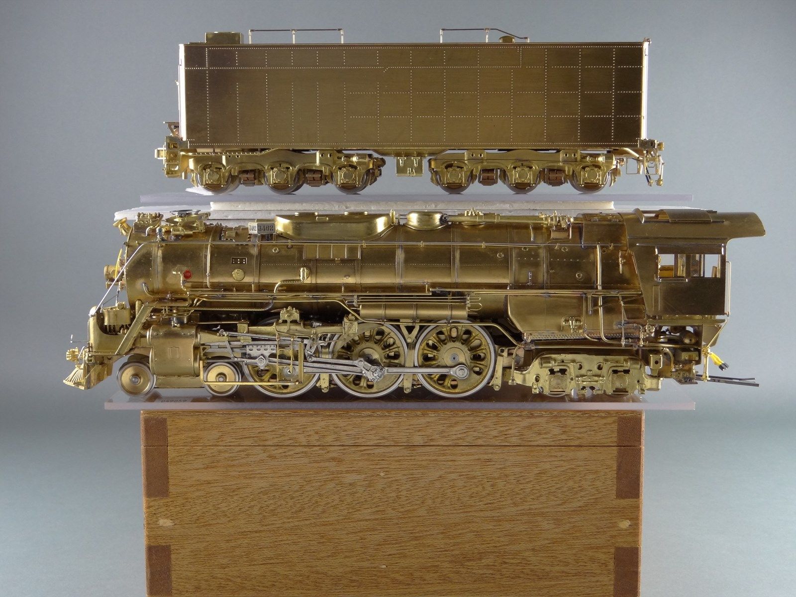 O 2-RAIL Brass SOFUE MODEL WORKS ATSF Santa Fe 4-6-4 #3461-3465 - Handbuilt