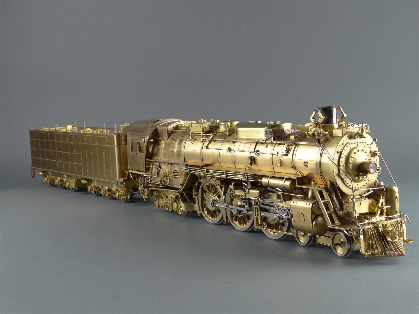 O 2-RAIL Brass SOFUE MODEL WORKS ATSF Santa Fe 4-6-4 #3461-3465 - Handbuilt