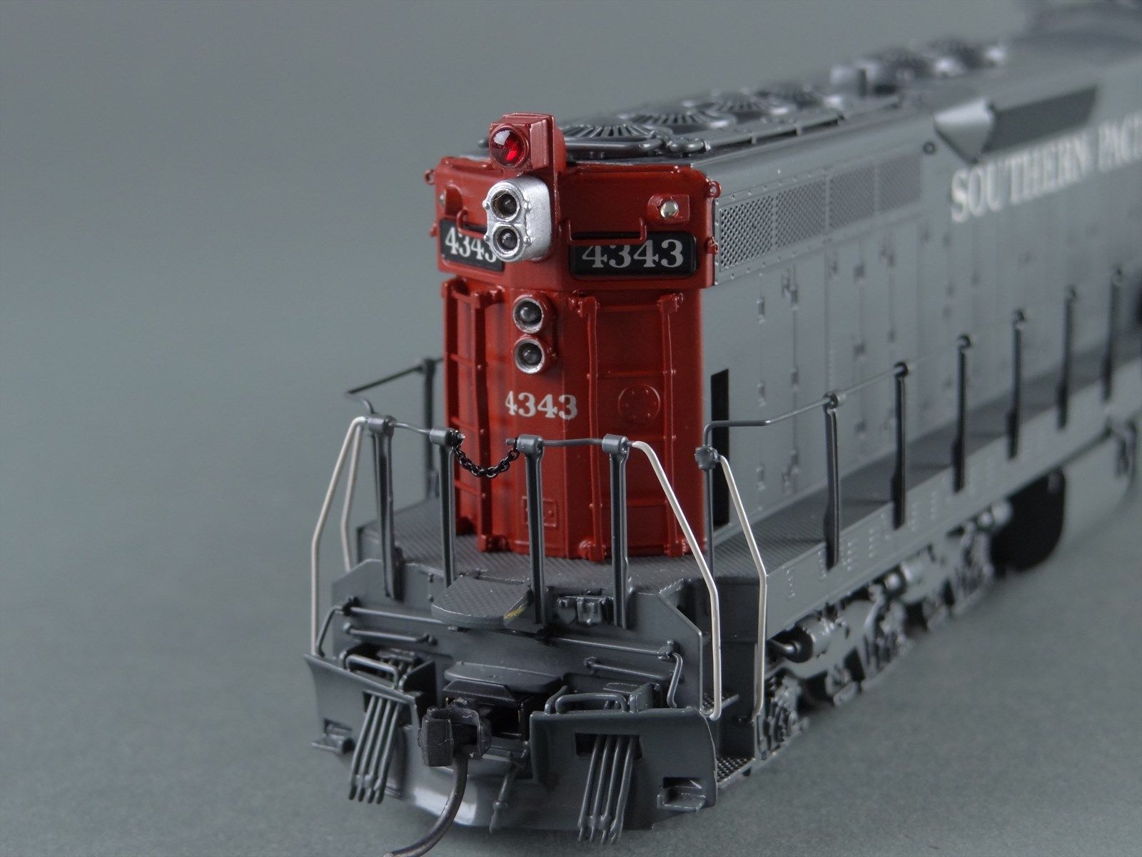 HO Brass OMI 6780.1 Overland SP SD9E Diesel #4343 w/ Tall Icicle Breakers