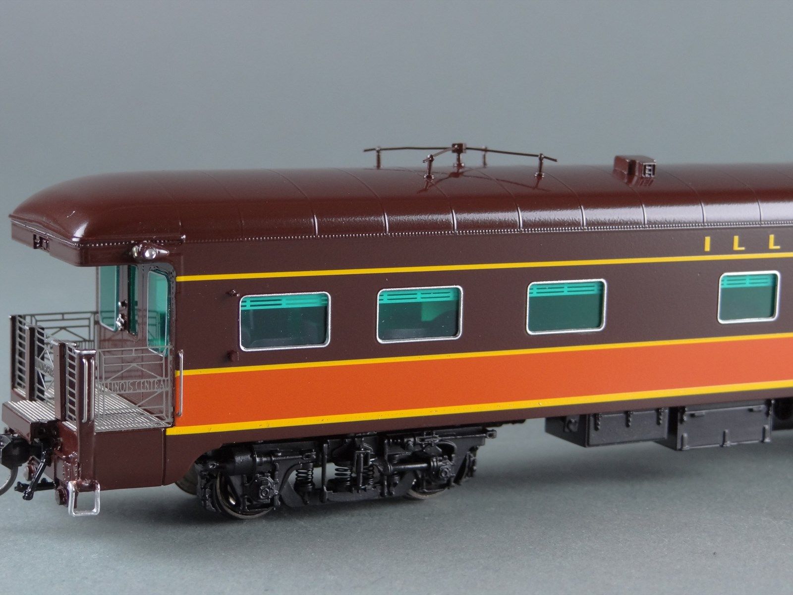 HO Brass Model Train - Railway Classics IC Illinois Central Business Car #1