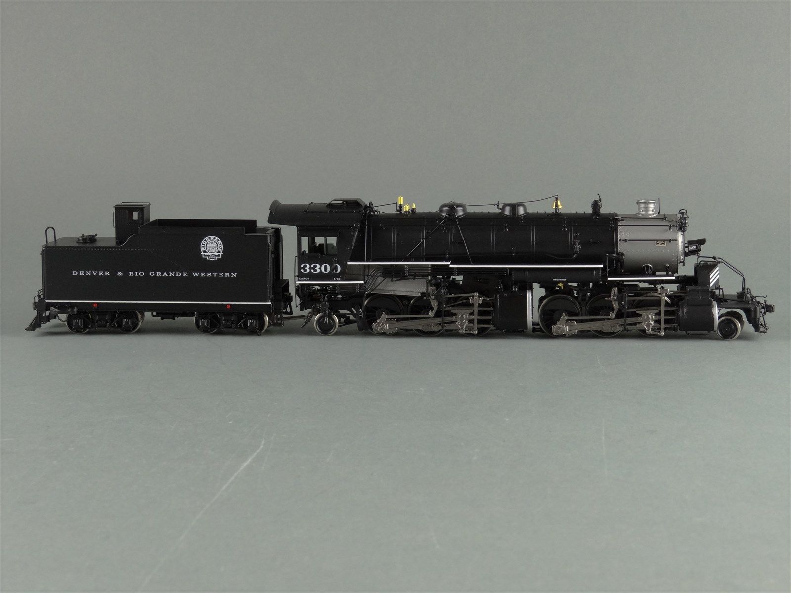 HO Brass Model Train - DP Division Point D&RGW 2-6-6-2 L-62 #3300 ...