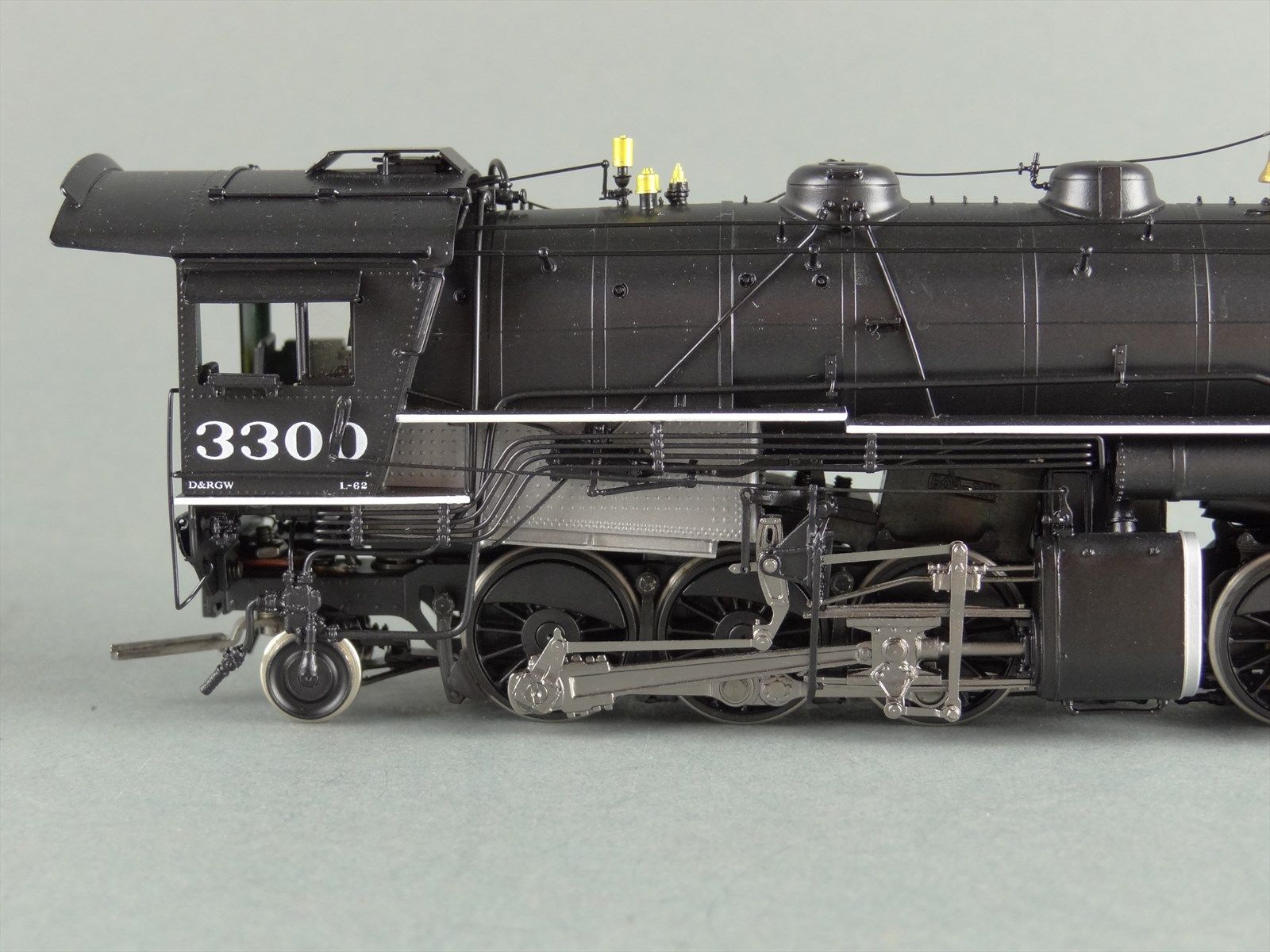 HO Brass Model Train - DP Division Point D&RGW 2-6-6-2 L-62 #3300 ...