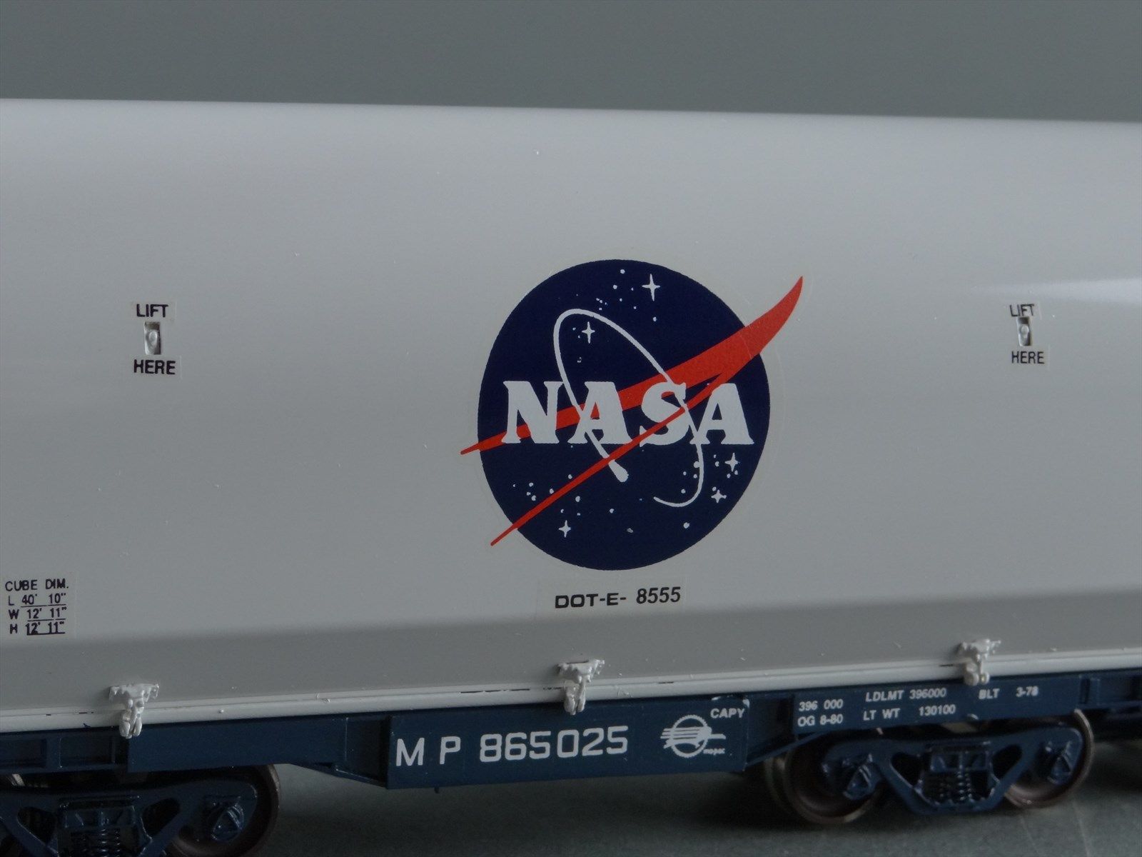 HO Brass Model Train - OMI 3081.1 MP NASA Shuttle Solid Rocket Motor ...
