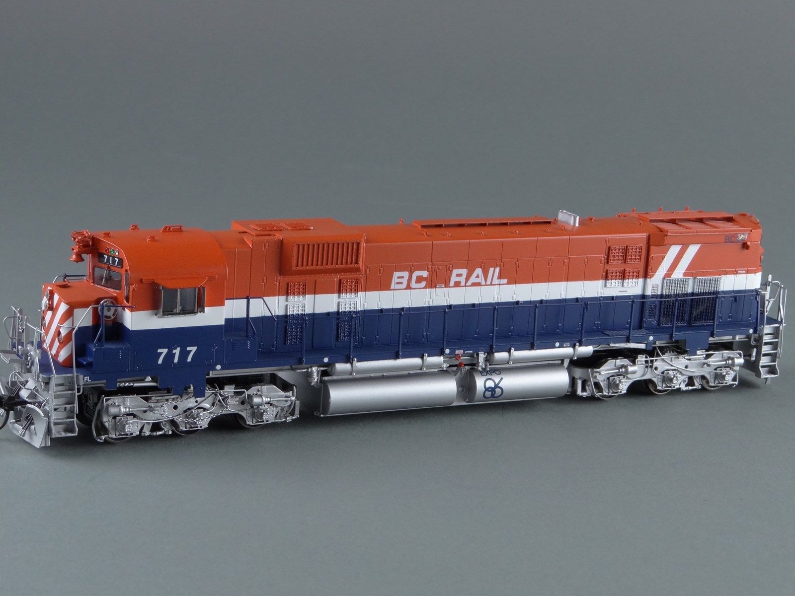 HO Brass Model Train - OMI AA-1170-2 Overland BCR BC Rail M630 Diesel ...
