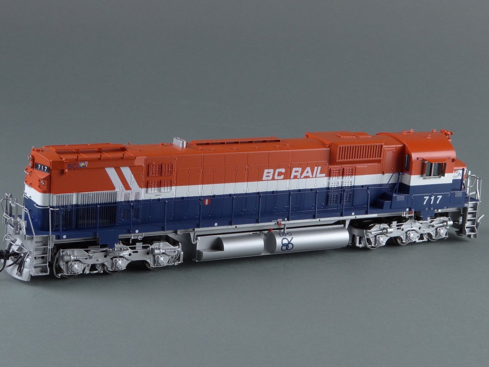 HO Brass Model Train - OMI AA-1170-2 Overland BCR BC Rail M630 Diesel ...