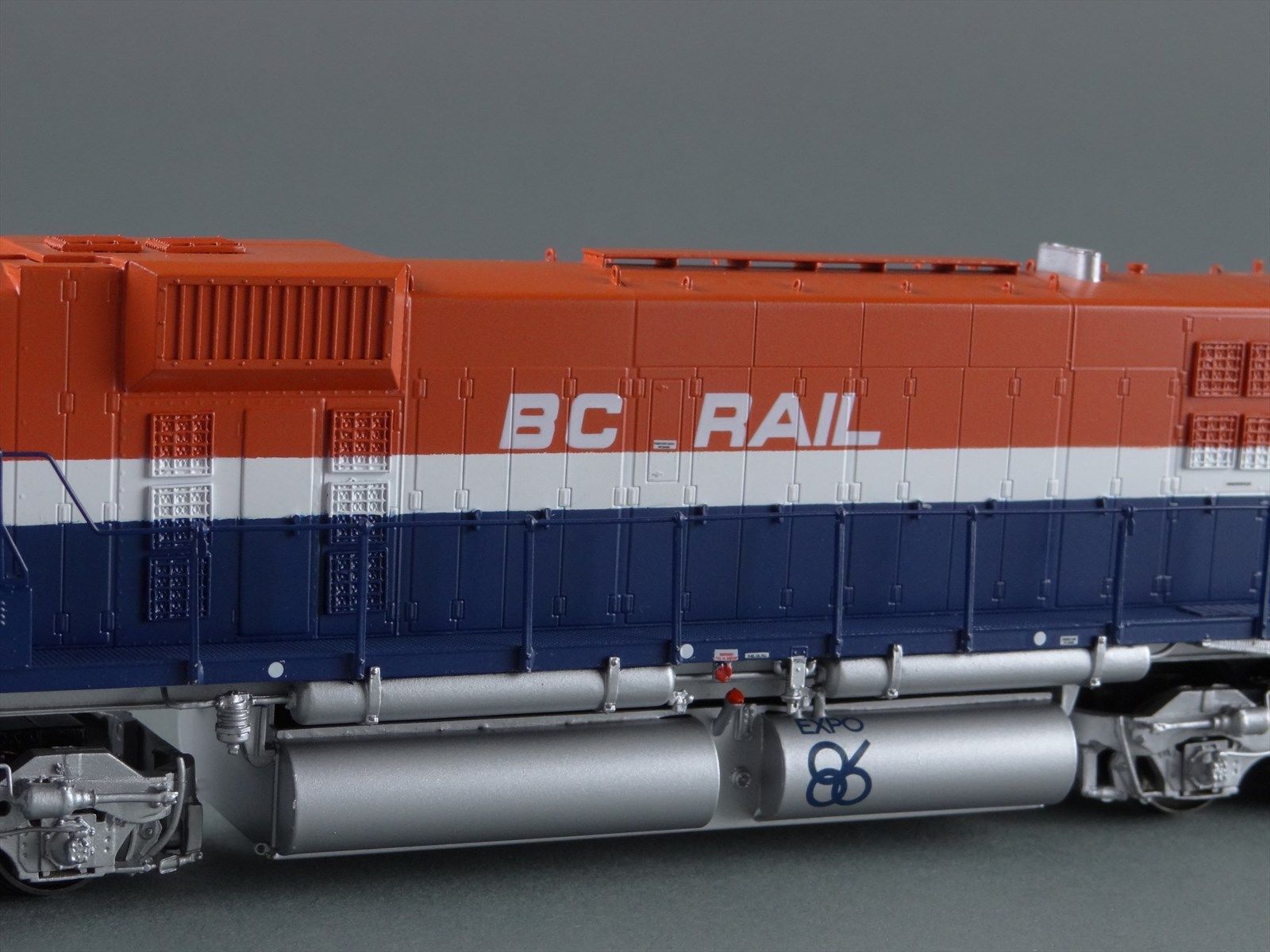 HO Brass Model Train - OMI AA-1170-2 Overland BCR BC Rail M630 Diesel ...