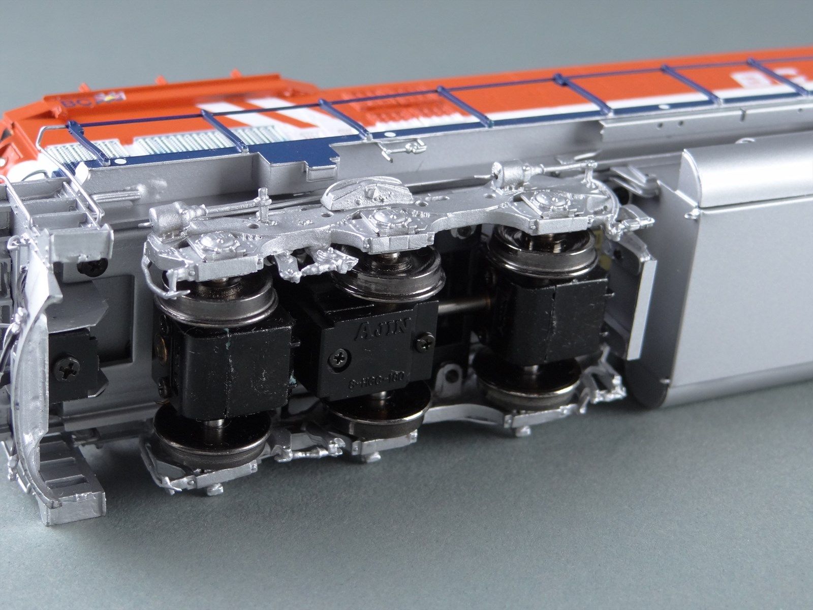 HO Brass Model Train - OMI AA-1170-2 Overland BCR BC Rail M630 Diesel ...