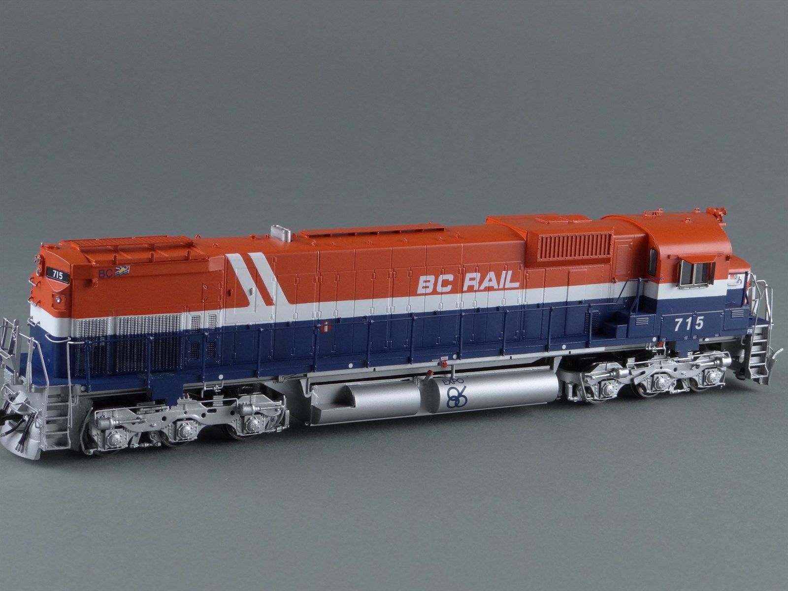 HO Brass Model Train - OMI AA-1169-1 Overland BCR BC Rail M630 Diesel ...