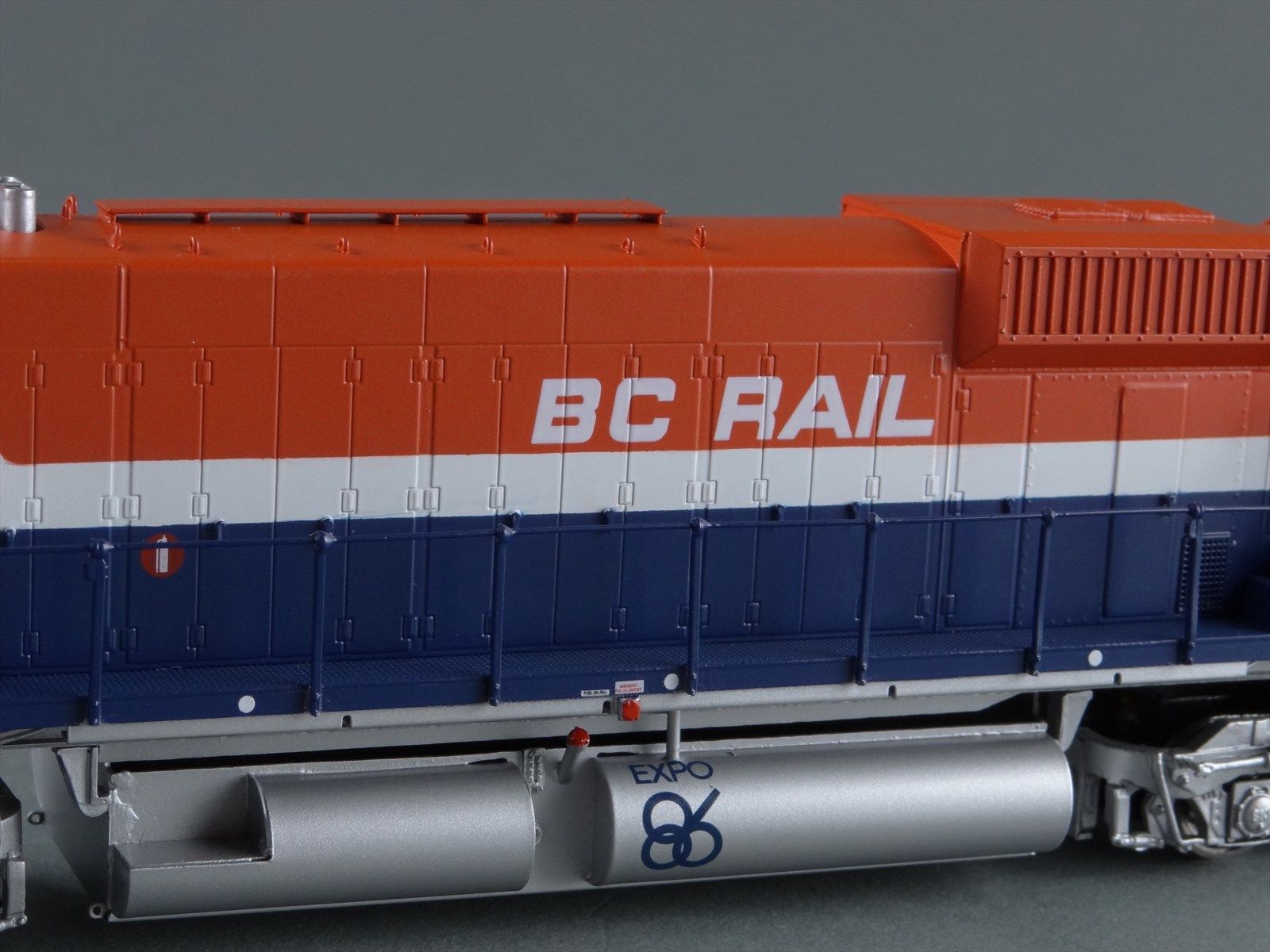 HO Brass Model Train - OMI AA-1169-1 Overland BCR BC Rail M630 Diesel #715 w/DCC