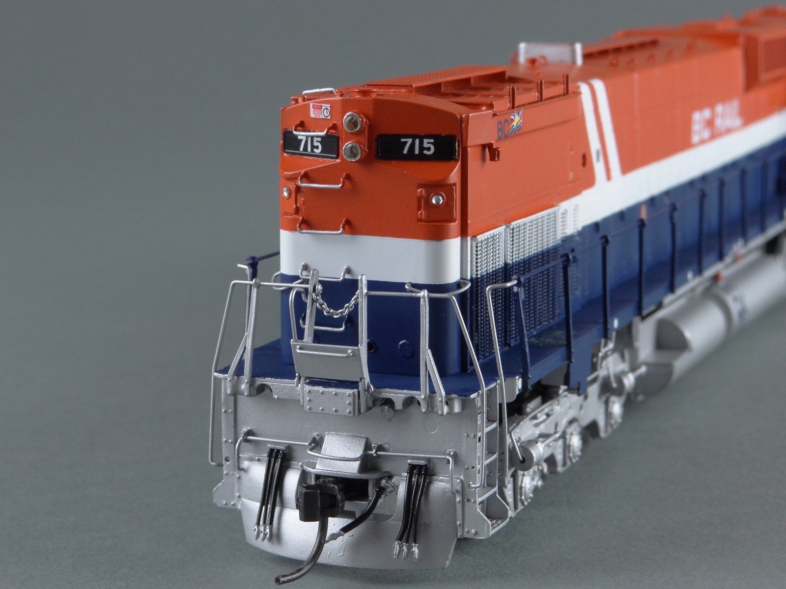 HO Brass Model Train - OMI AA-1169-1 Overland BCR BC Rail M630 Diesel #715 w/DCC