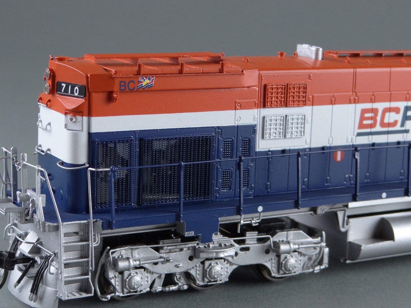 HO Brass Model Train - OMI AA-1171-2 Overland BCR BC Rail M630 Diesel ...