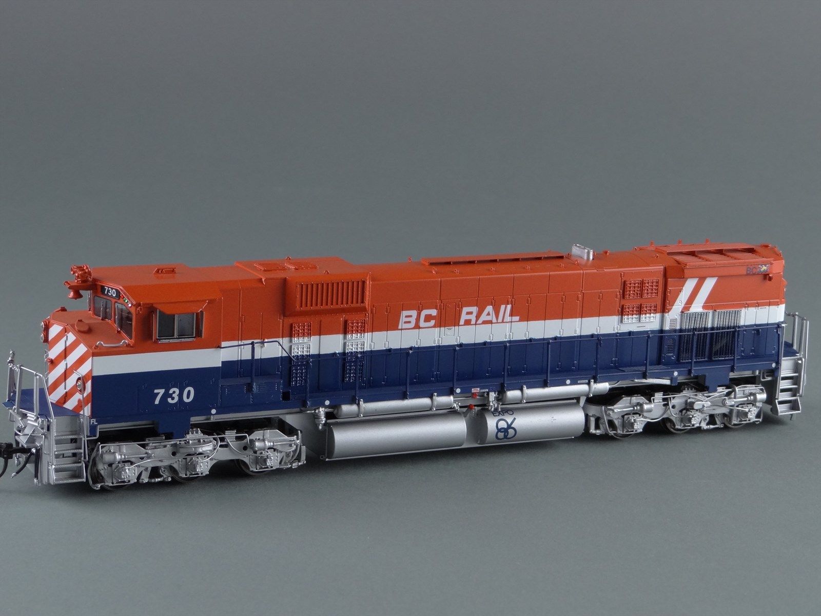 HO Brass Model Train - OMI AA-1174-2 Overland BCR BC Rail M630W Diesel ...