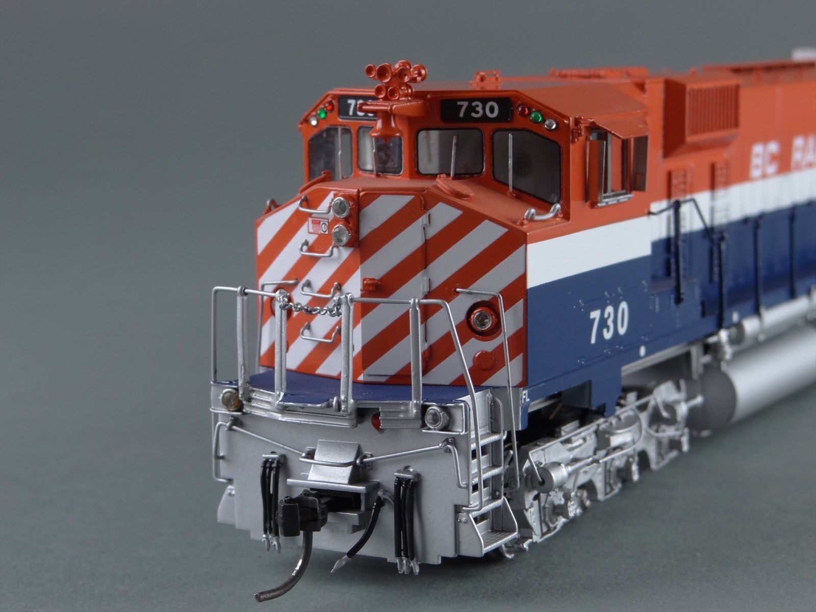HO Brass Model Train - OMI AA-1174-2 Overland BCR BC Rail M630W Diesel ...