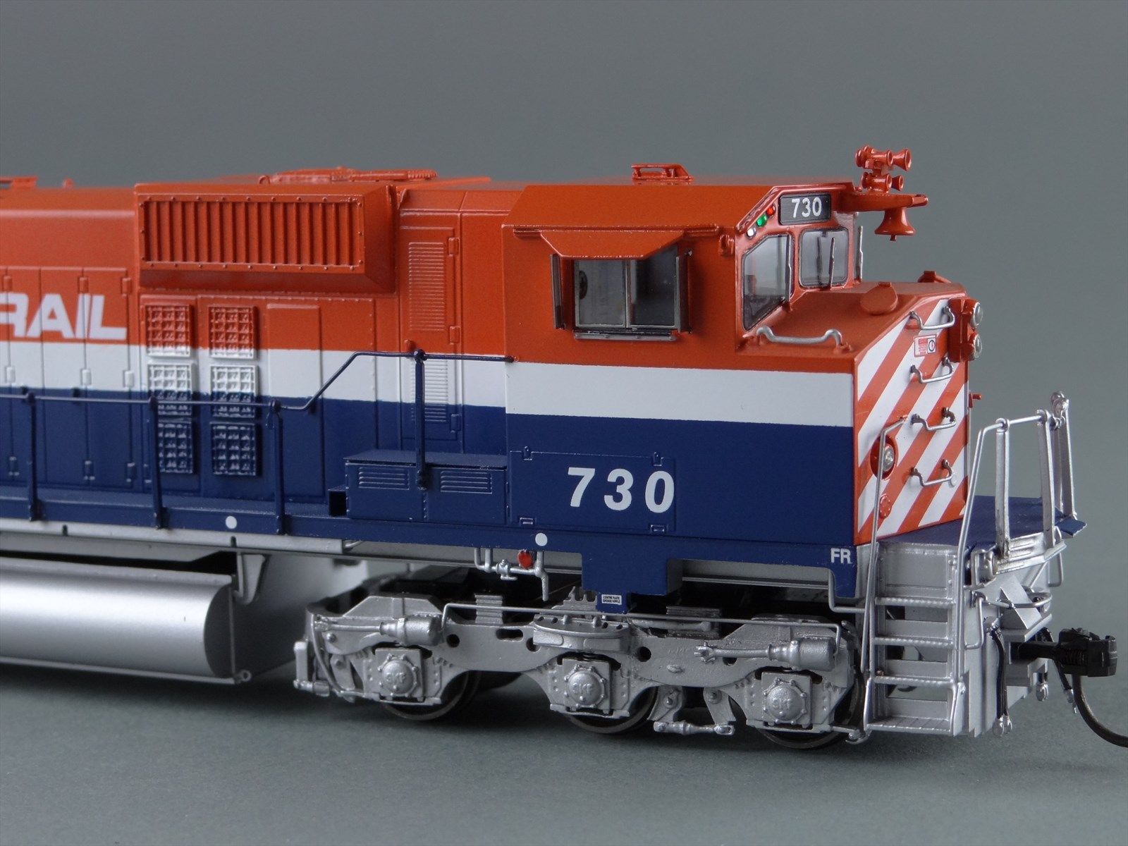 HO Brass Model Train - OMI AA-1174-2 Overland BCR BC Rail M630W Diesel ...