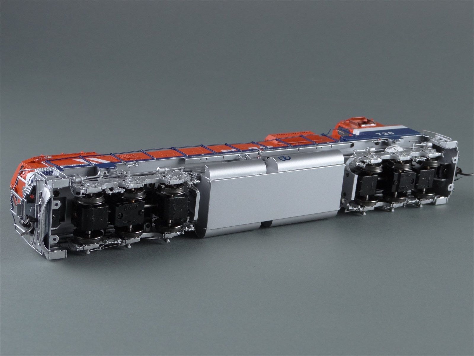 HO Brass Model Train - OMI AA-1174-2 Overland BCR BC Rail M630W Diesel ...