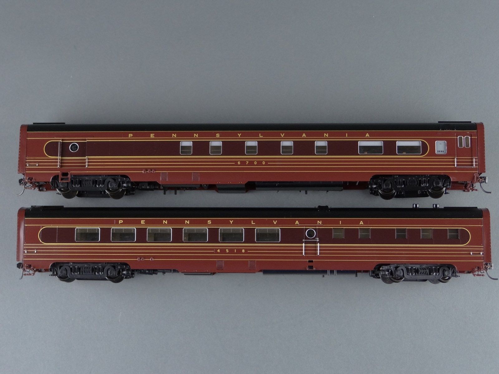 HO Brass Model Train - CIL 2461.1S PRR Southwind 7-Car Passenger Set ...