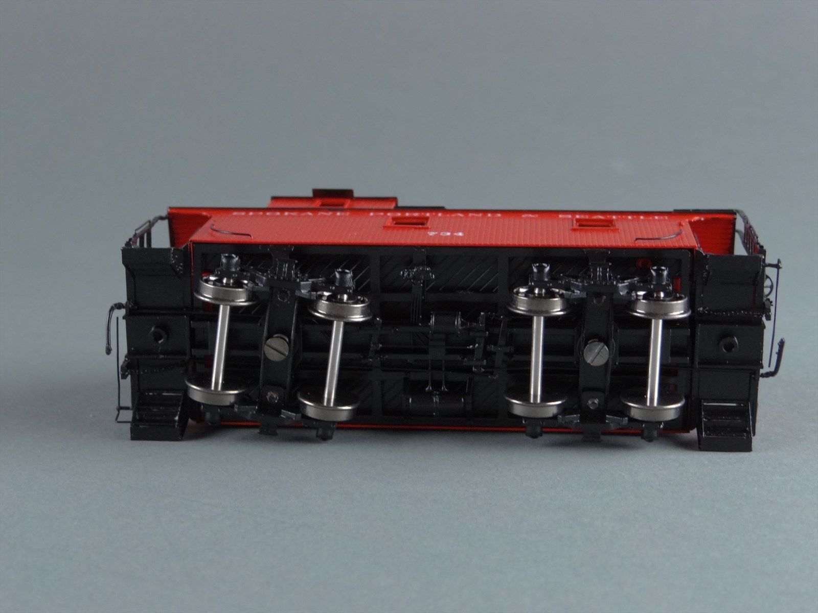 HO Brass Model Train - W&R SP&S 36' Bay Window Caboose Version 1, Road #734