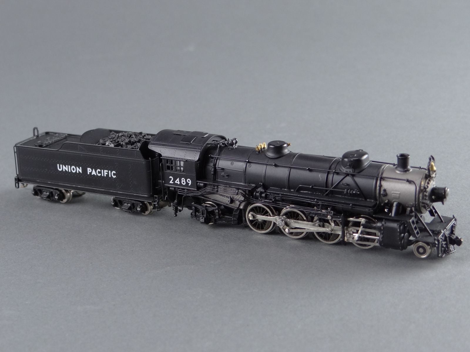 N Scale Brass Model Train - Hallmark Models UP Union Pacific 2-8-2 #2489