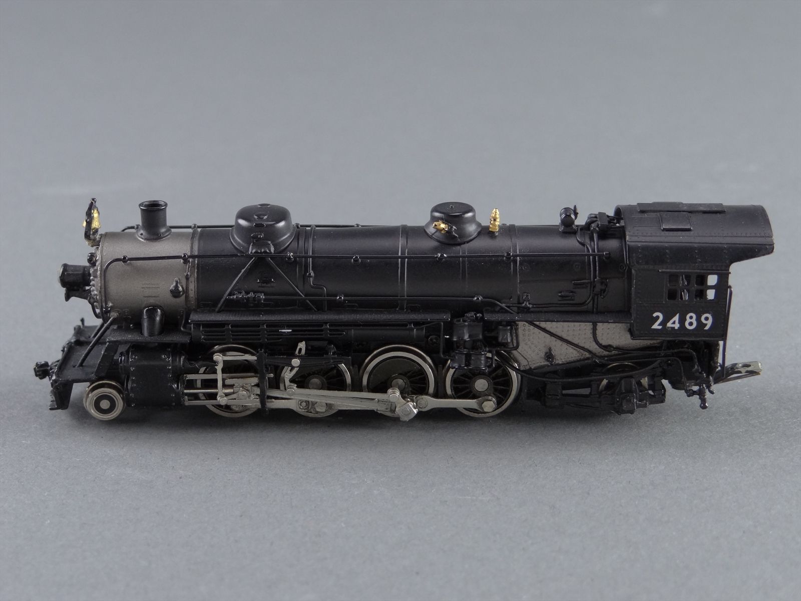 N Scale Brass Model Train - Hallmark Models UP Union Pacific 2-8-2 #2489
