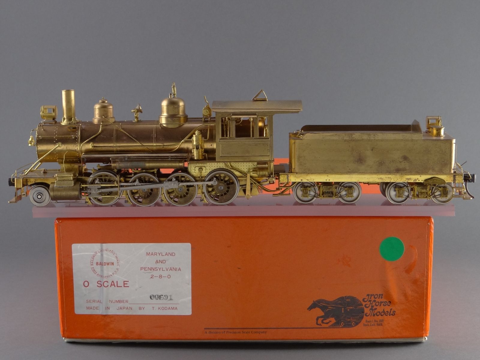 O Scale Brass Model Train - (2 Rail) - PSC Ma & Pa Maryland ...