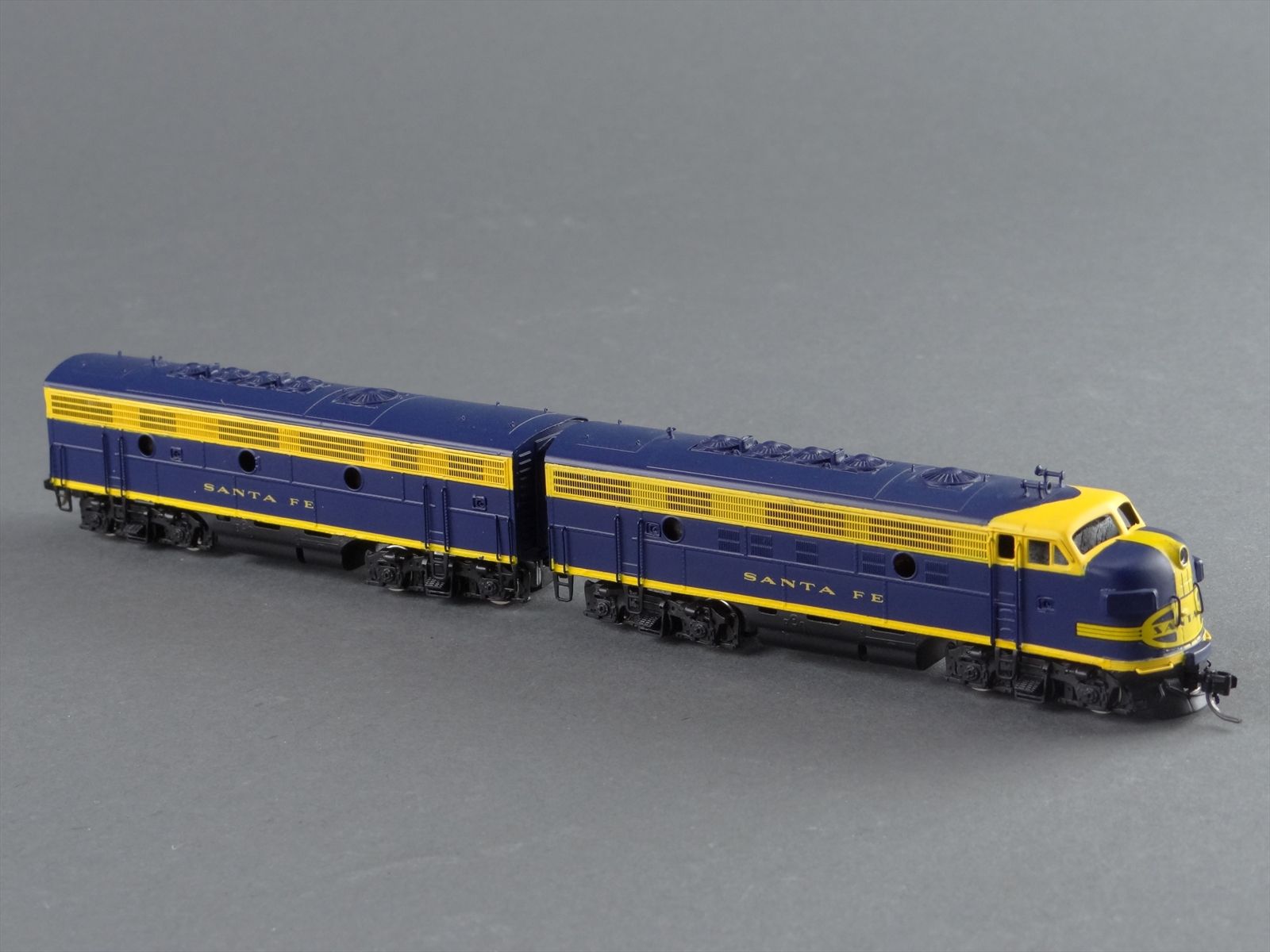 N Scale Brass Model Train - Hallmark ATSF Santa Fe Freight F9 F9A F9B ...