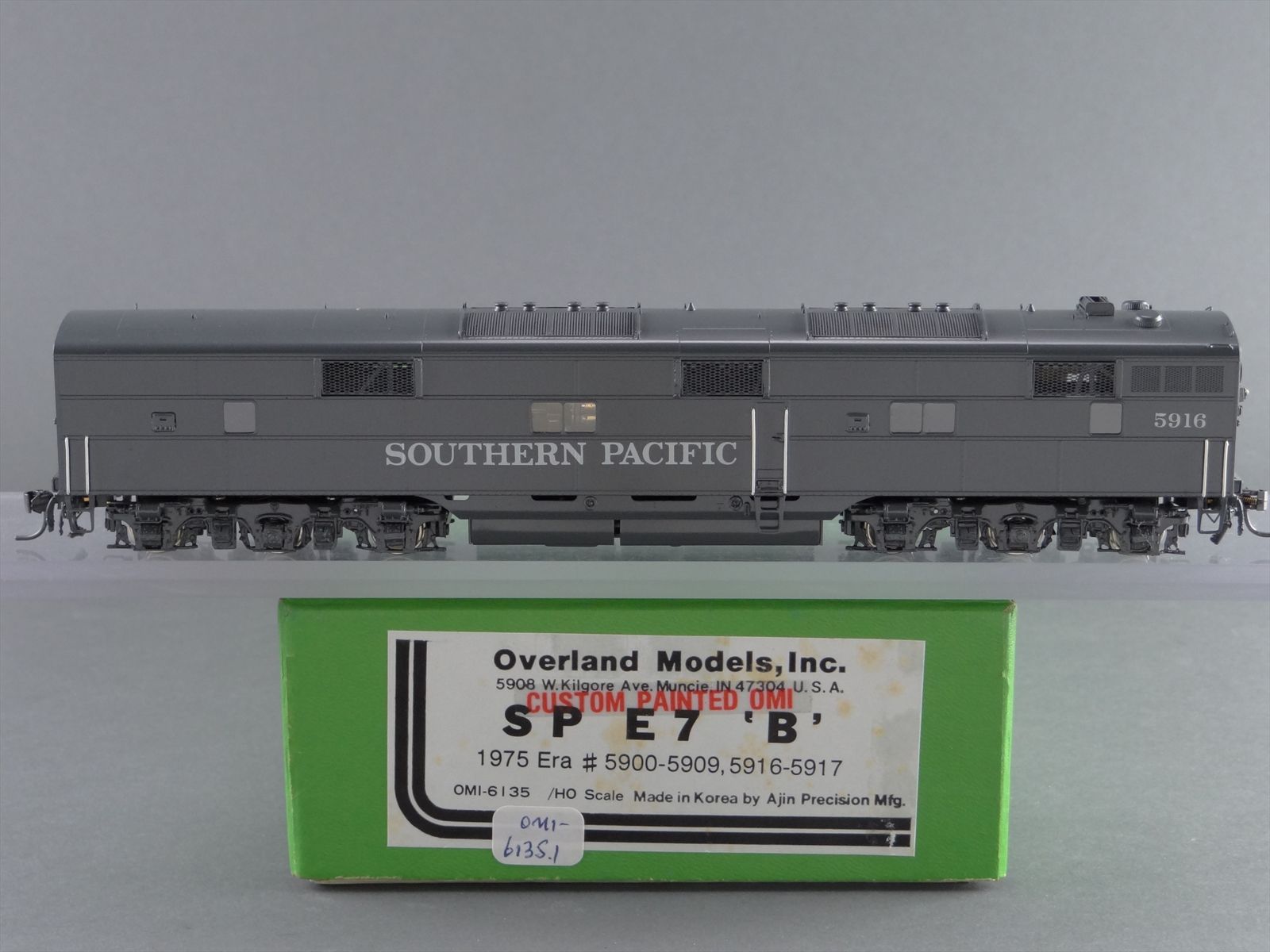 HO Brass Model Train - OMI 6135.1 Overland SP E7 E7B Diesel #5916 ...