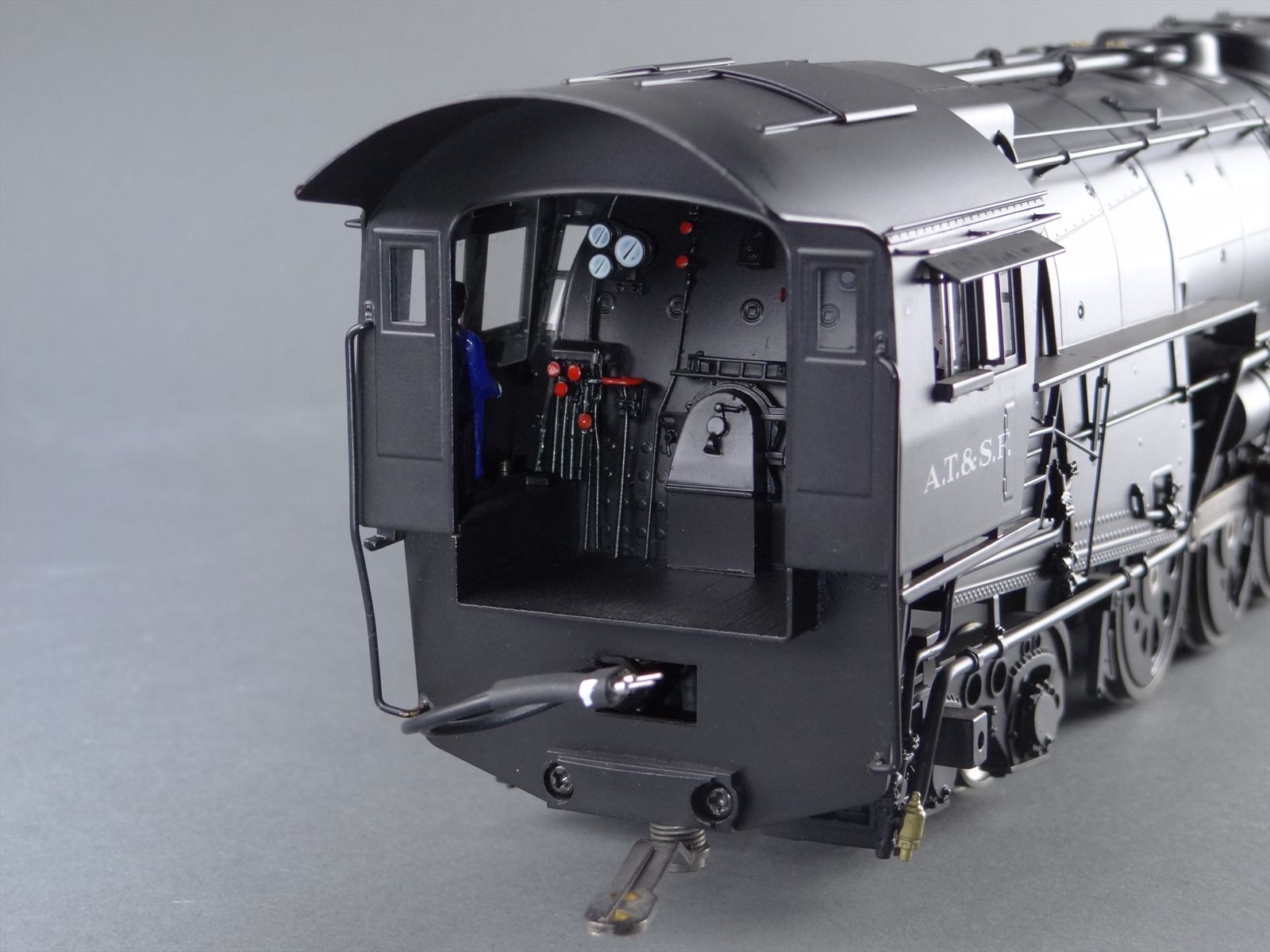 O Scale Brass 2-Rail - Sunset Models ATSF Santa Fe 2-10-4 #5021 w ...