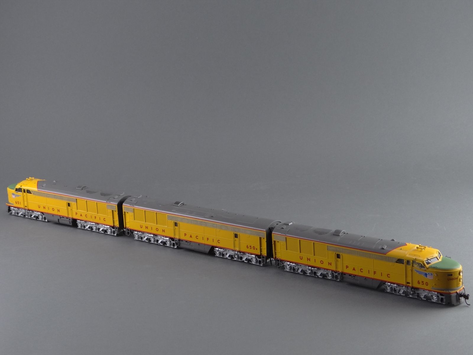 HO Brass Model Train - OMI Overland UP Union Pacific Erie Built A-B-A ...