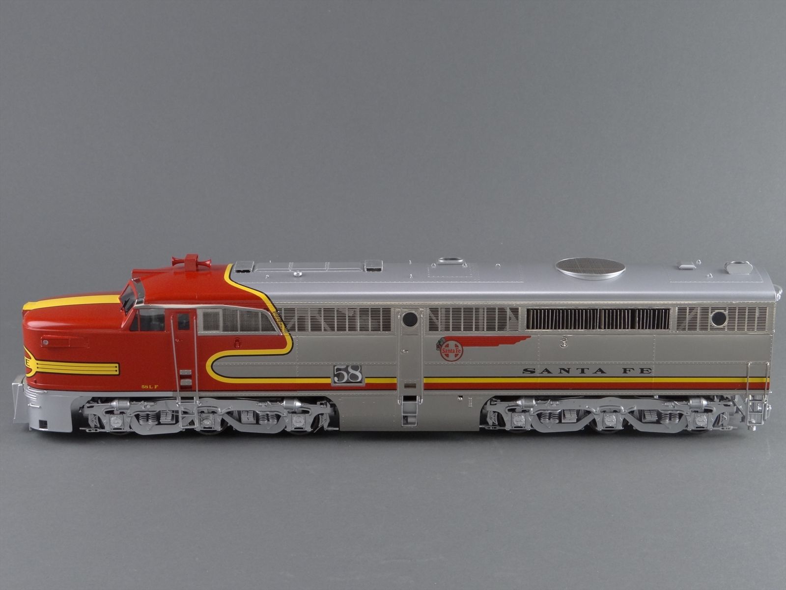 O Scale 2-Rail Brass Model Train - OMI 0589.1 ATSF Santa Fe PA-1 PB-1 Diesel Set #58 - Set #3