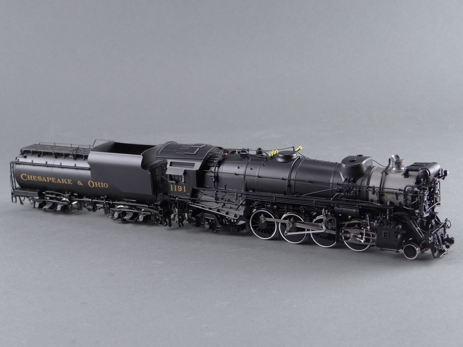 HO Brass Model Train - PSC 17966-1 C&O Chesapeake & Ohio K-2 2-8-2 #1191 #23 of 38